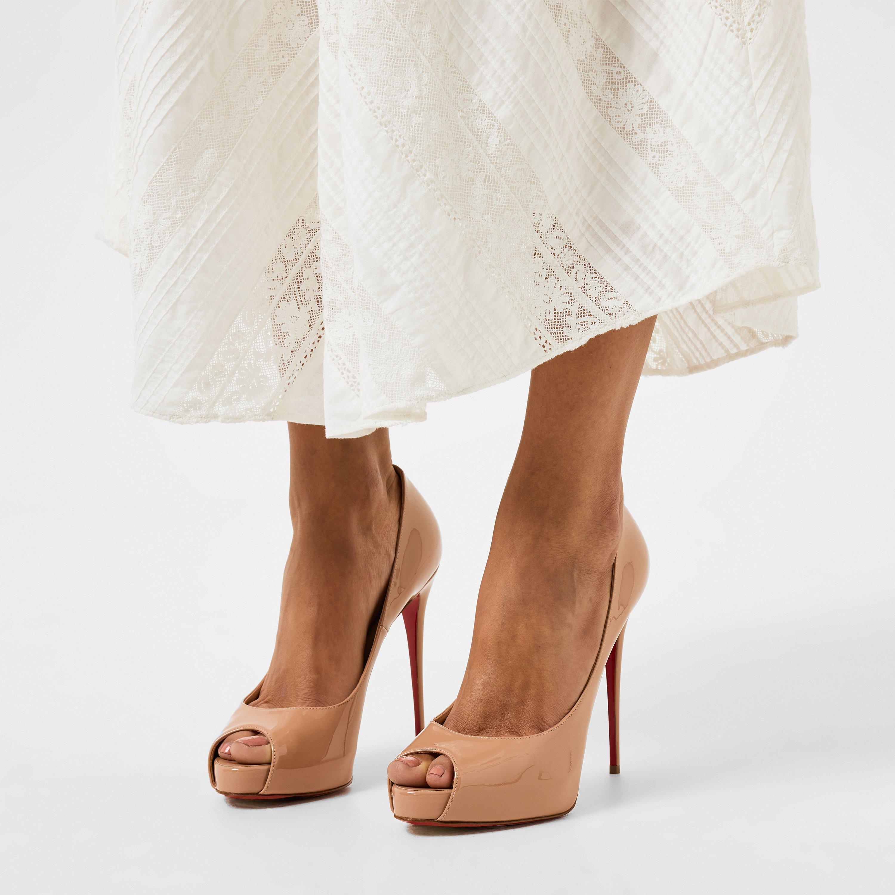 Christian Louboutin | New Very Privé 120mm Open Toe Pumps Christian Louboutin | New Very Privé 120mm Open Toe Pumps