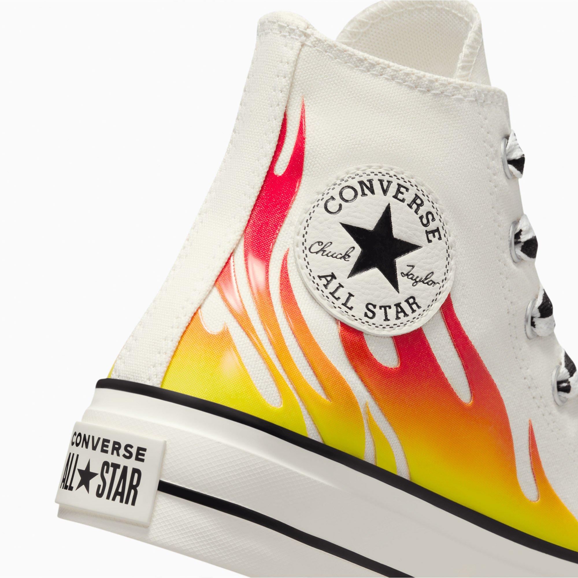 Converse | Chuck Taylor All Star Lift Flames Platform Hi Top Shoes ...
