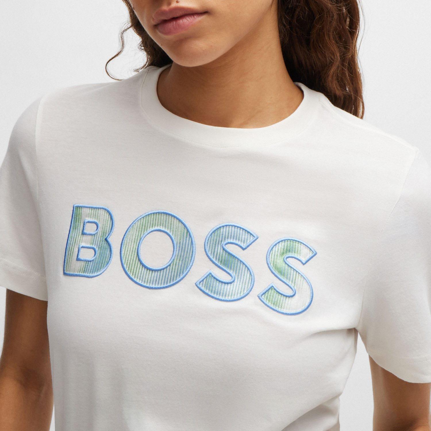 Boss | Ecosa Logo T-Shirt | Regular Fit T-Shirts | FRASERS