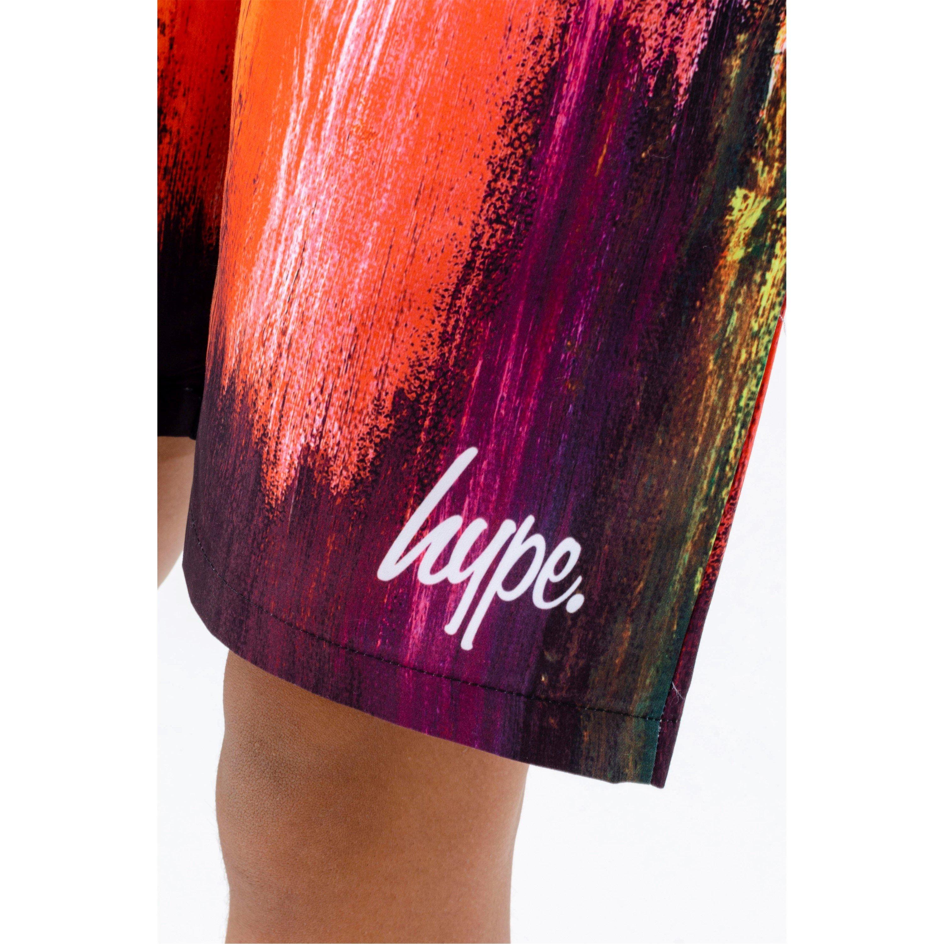 Hype Kids' Multi Paint Drip Swim Shorts | Sports Direct