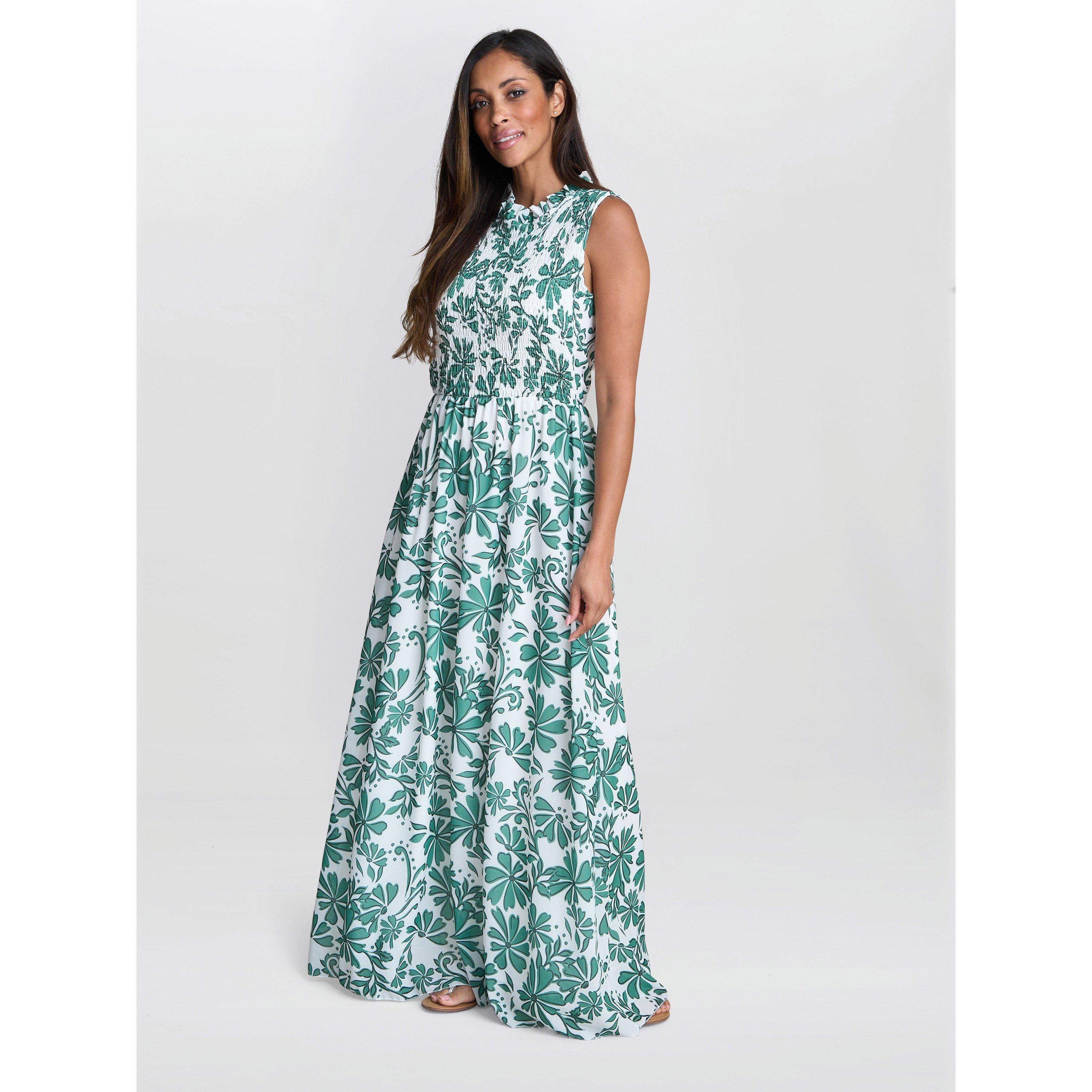 Gina Bacconi ROXANNA Sleeveless Shired Top Dress | FRASERS