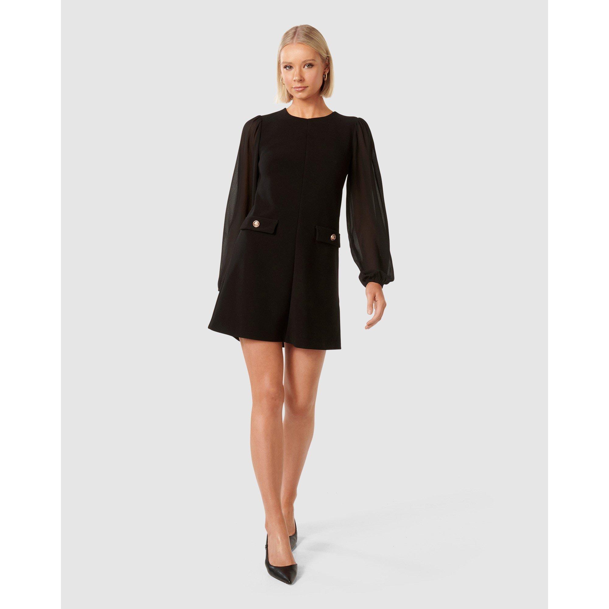 Forever New Jessie Sheer Sleeve Mini Dress | FRASERS