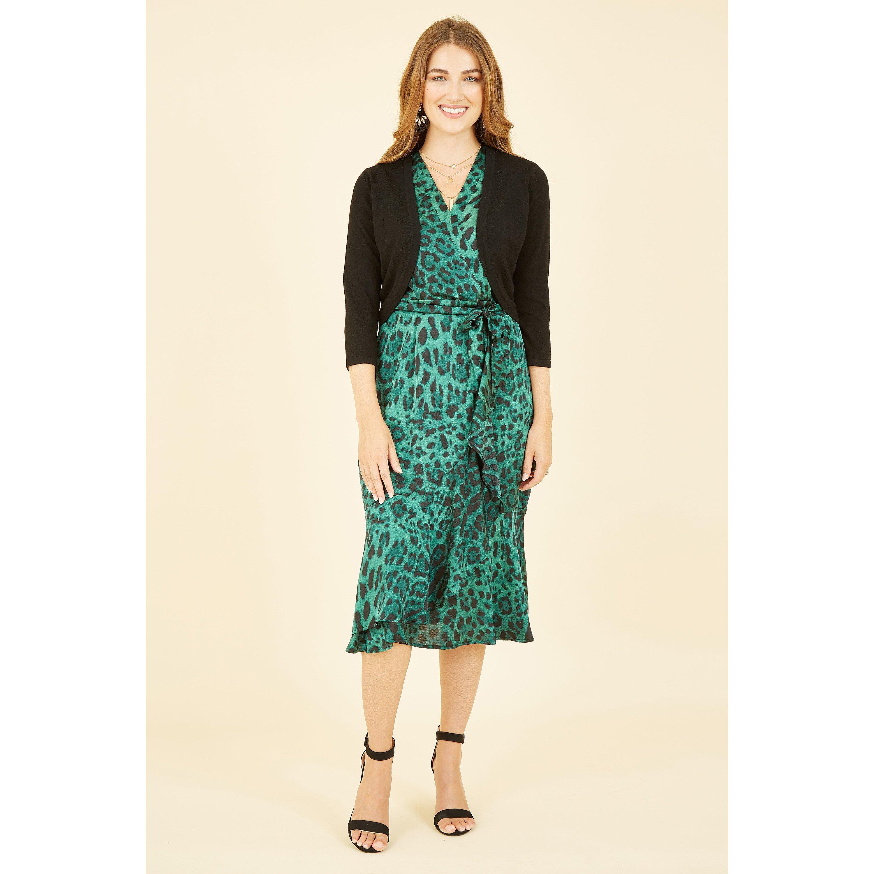 Yumi | Black Knitted Curve Bolero | Crew Neck Jumpers | FRASERS