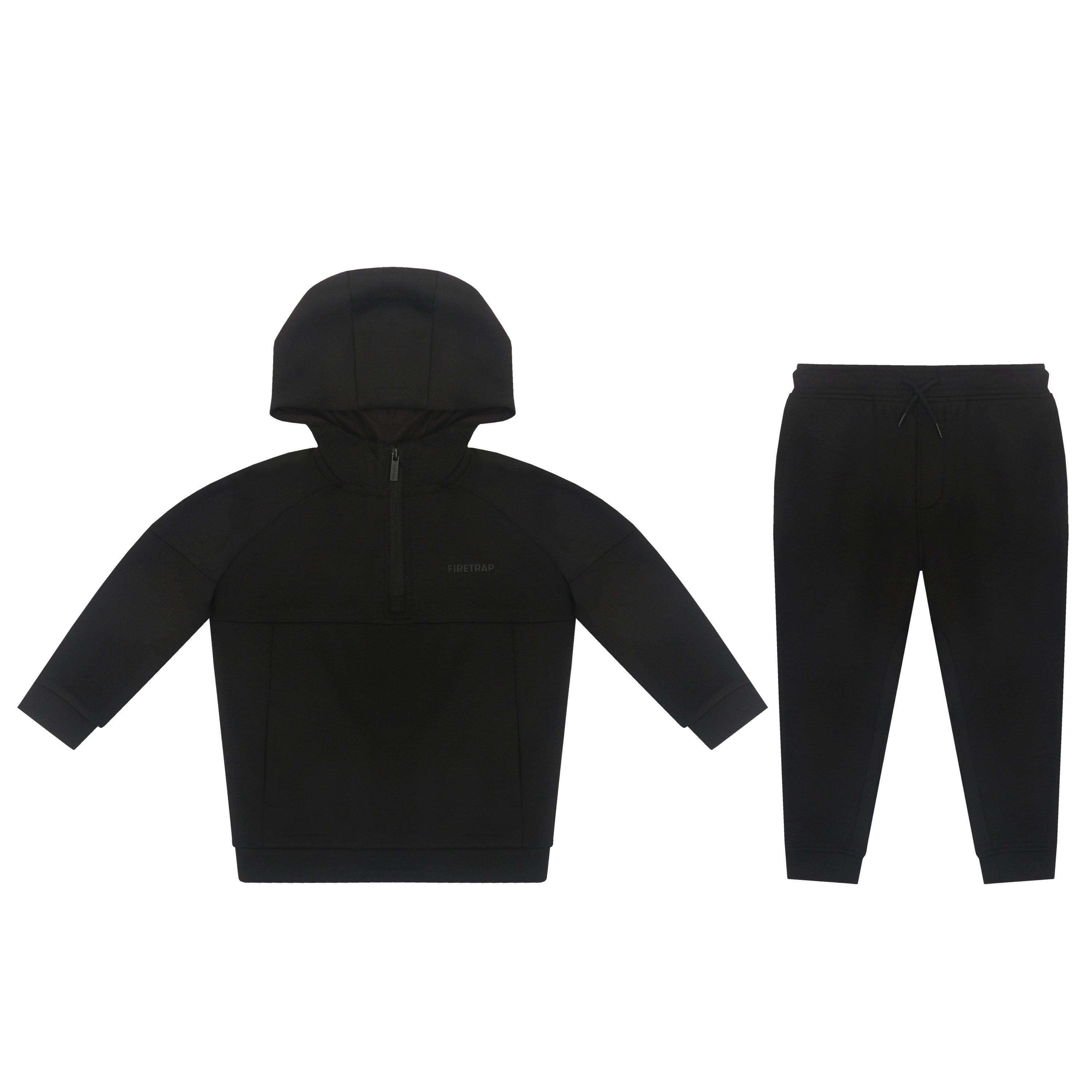 Firetrap | quarter Zip Fleece Hoody | Fleece Tracksuits | USC