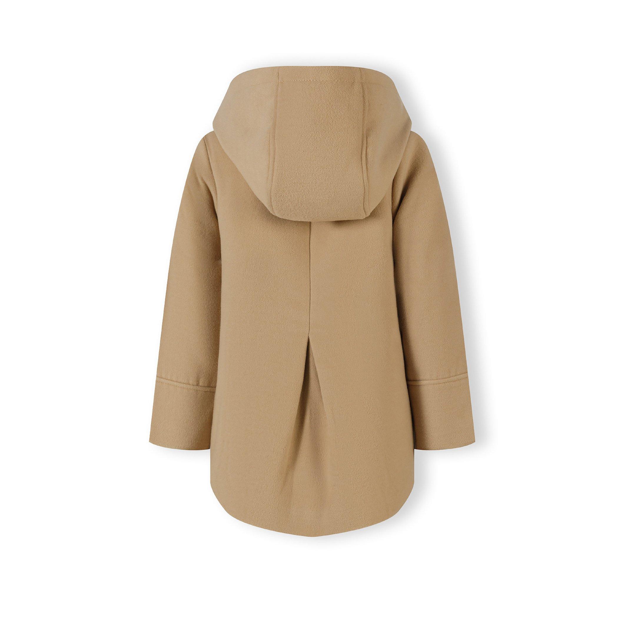 Minoti Girls padded coat with button fastening beige | FRASERS