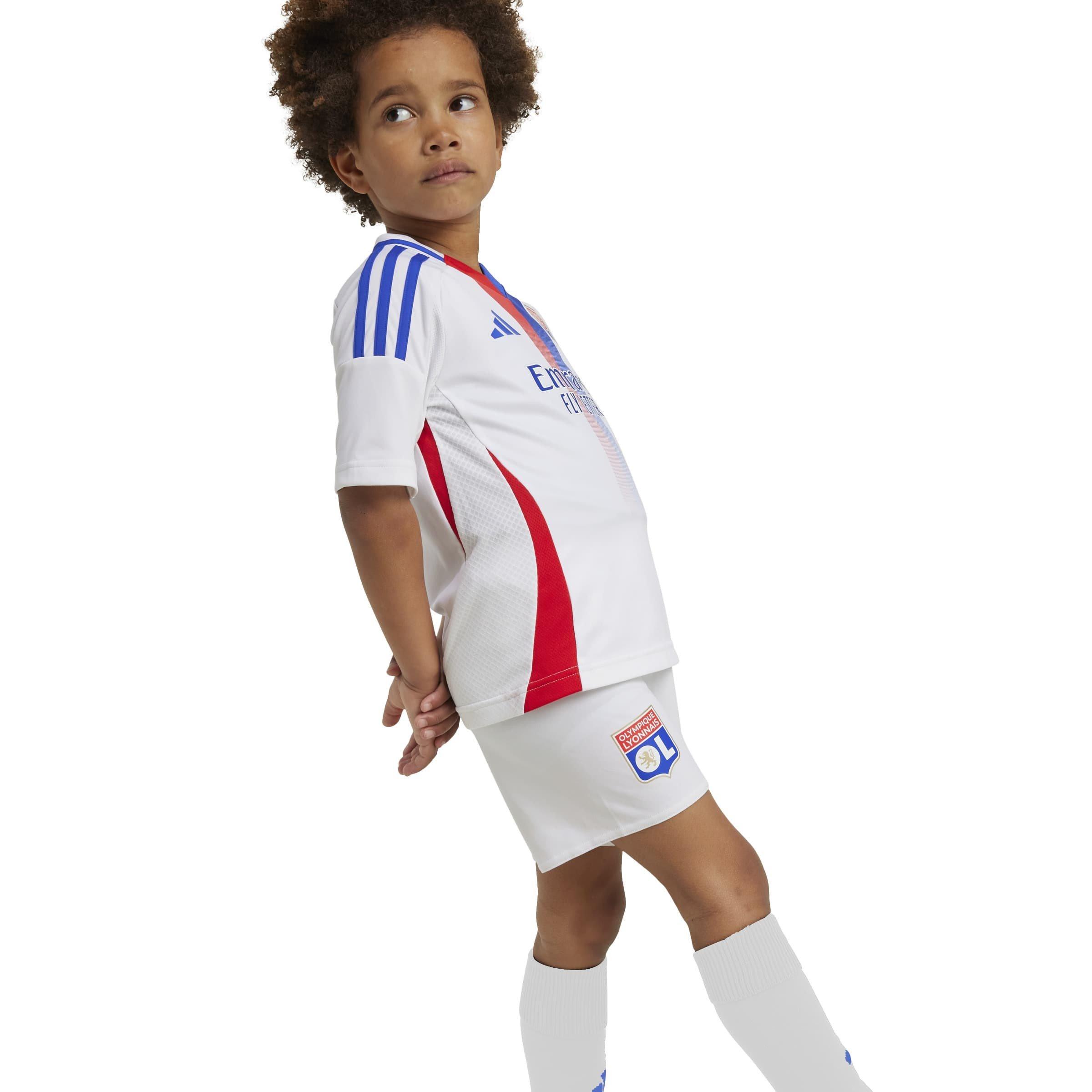 adidas Unisex Kids' Olympique Lyonnais Home 2025-2026 Ligue 1 Football ...