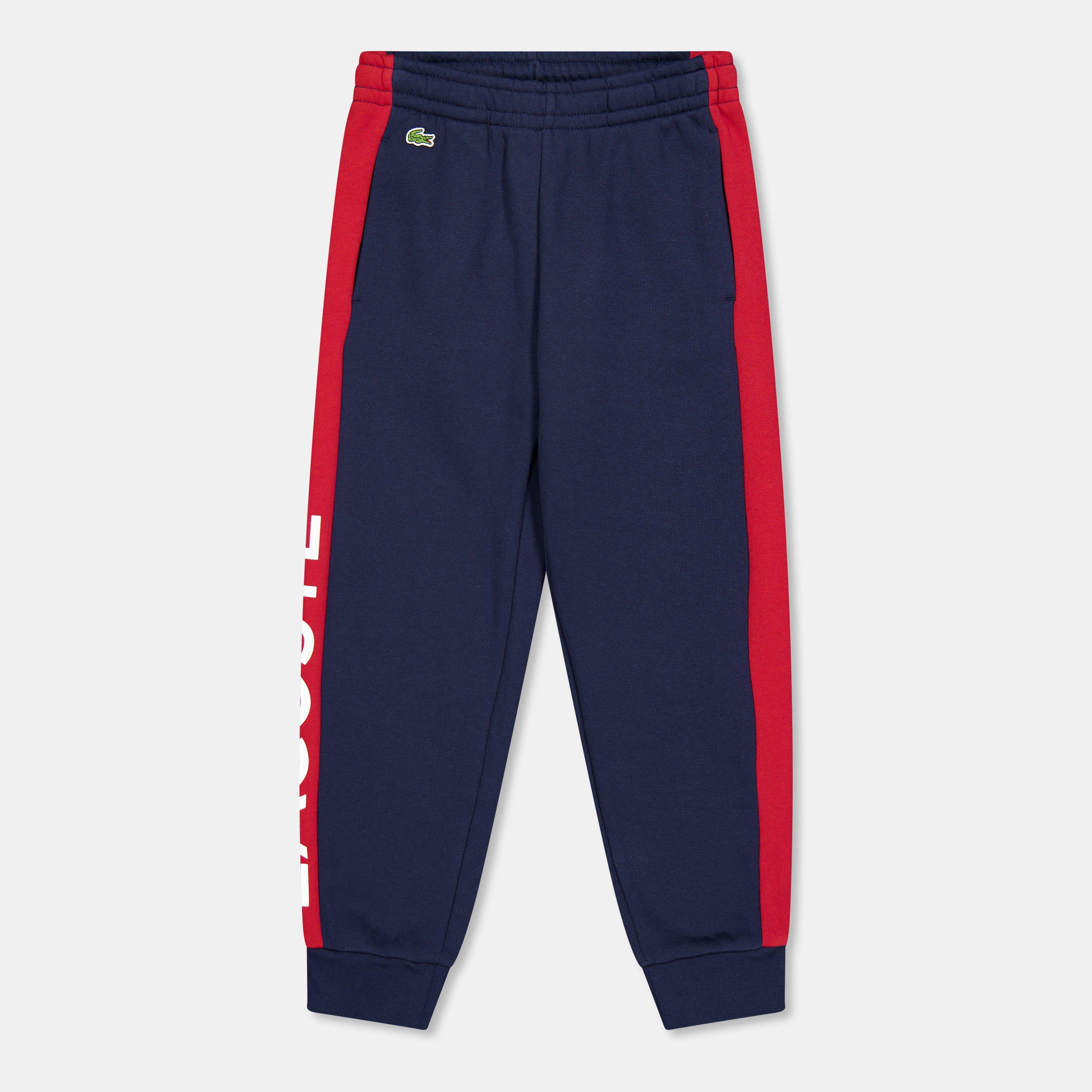 Lacoste | Unisex Kids' Block Colour Closed Hem Fleece Joggers | Closed ...