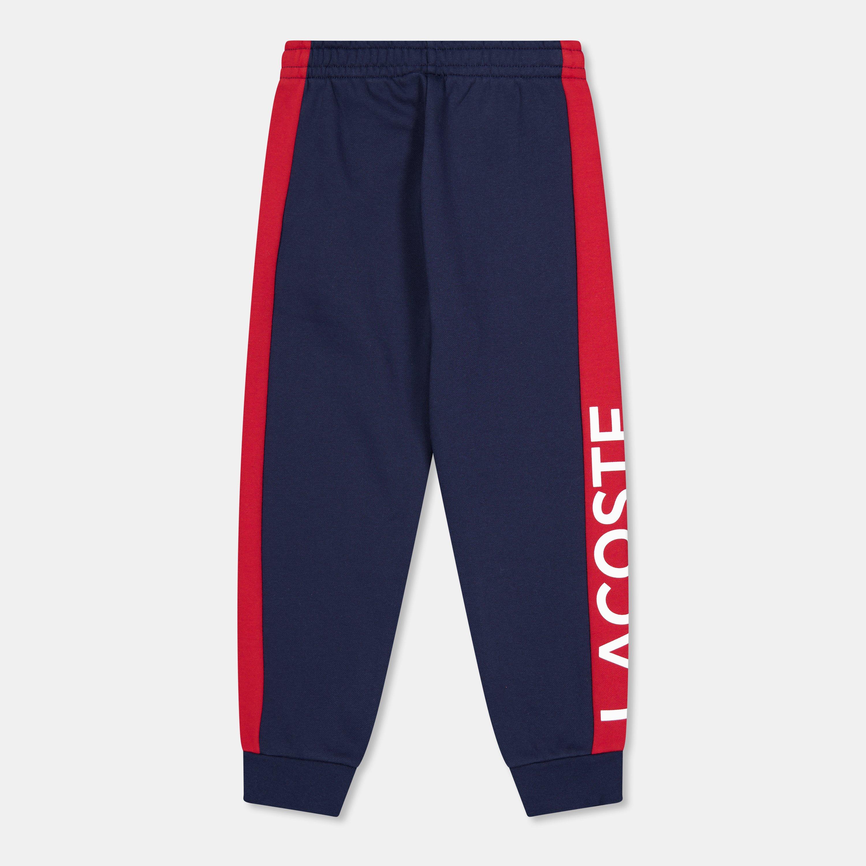 Lacoste | Unisex Kids' Block Colour Closed Hem Fleece Joggers | Closed ...