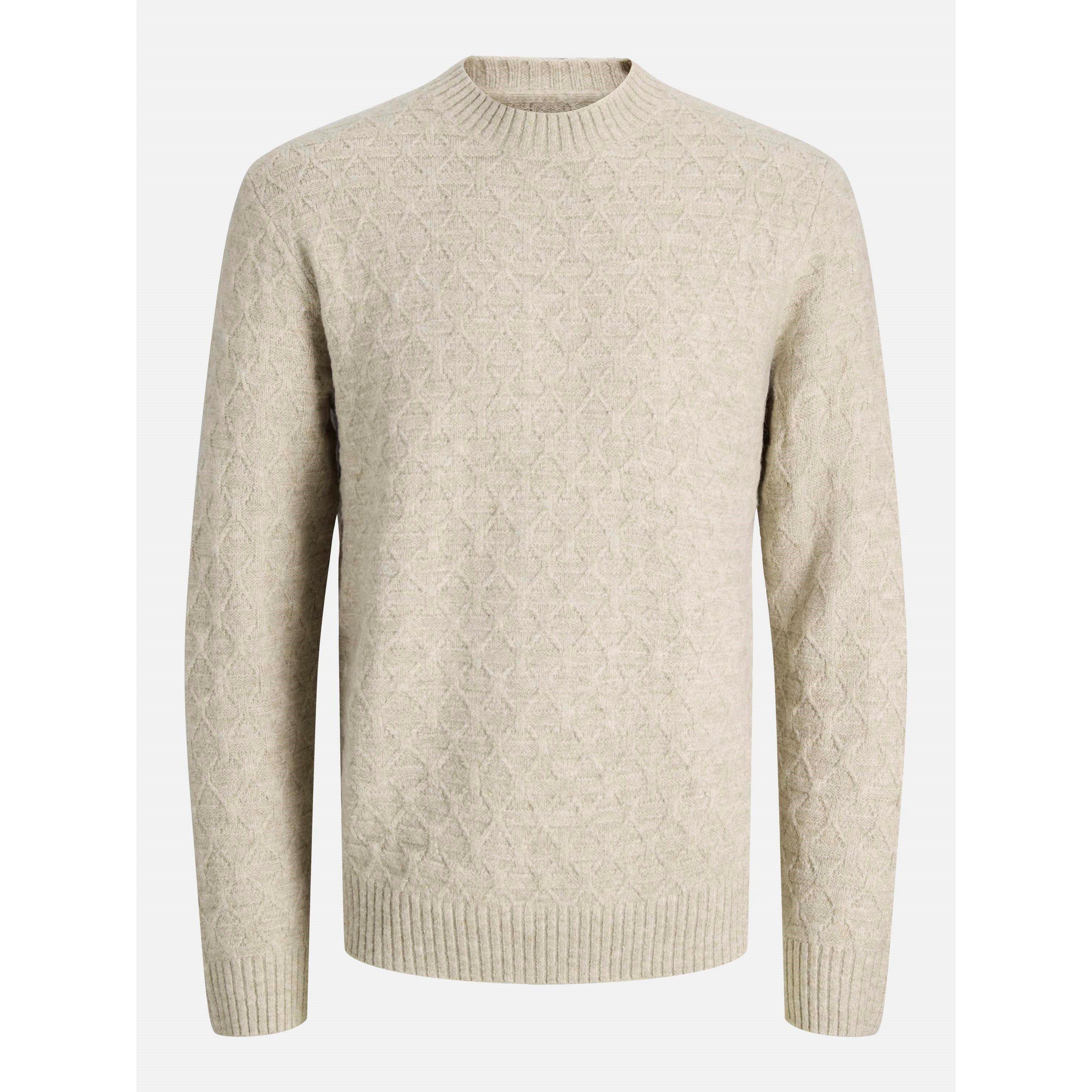 Jack and Jones Men's Structure Knit Crew Neck Jumper | FRASERS