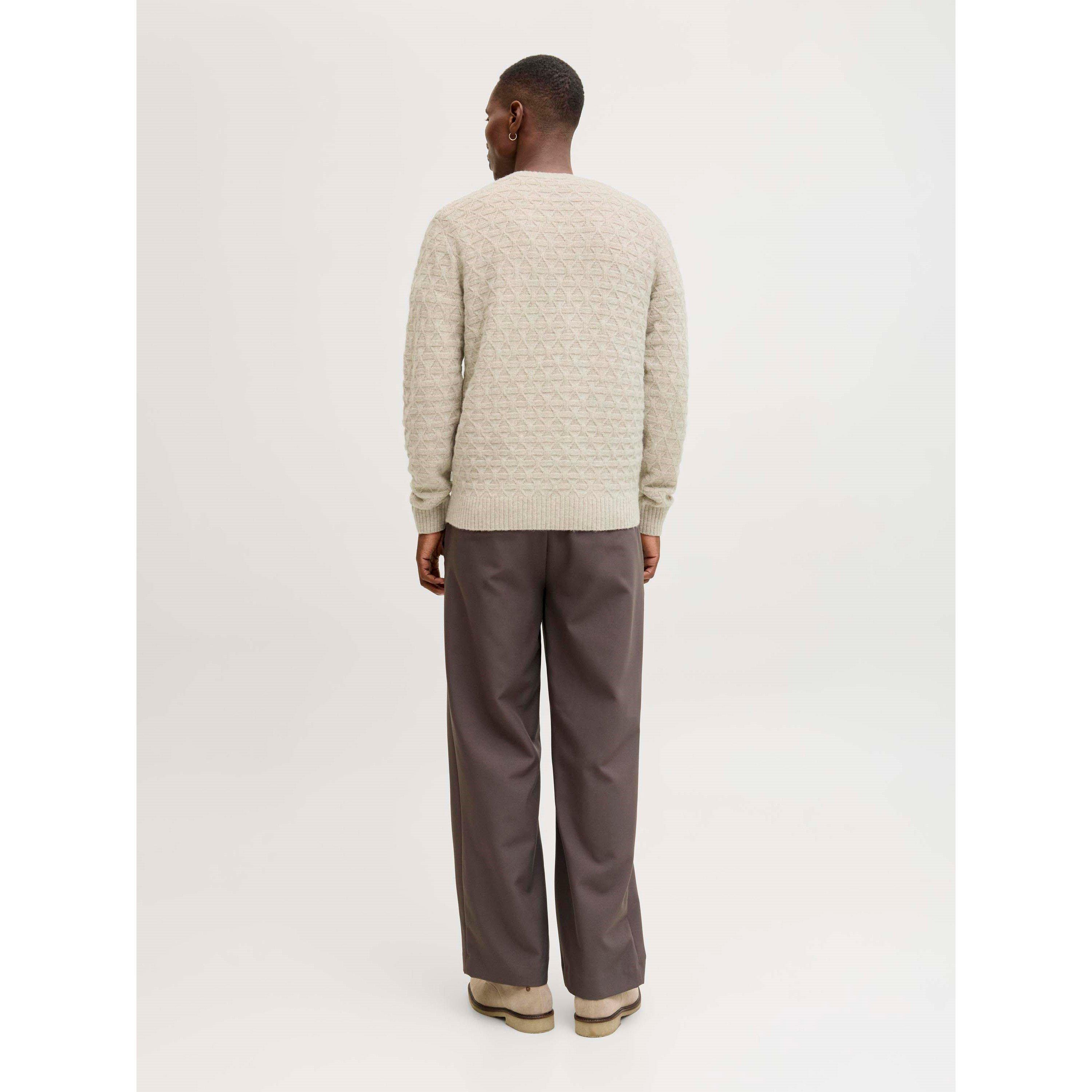 Jack and Jones Men's Structure Knit Crew Neck Jumper | FRASERS