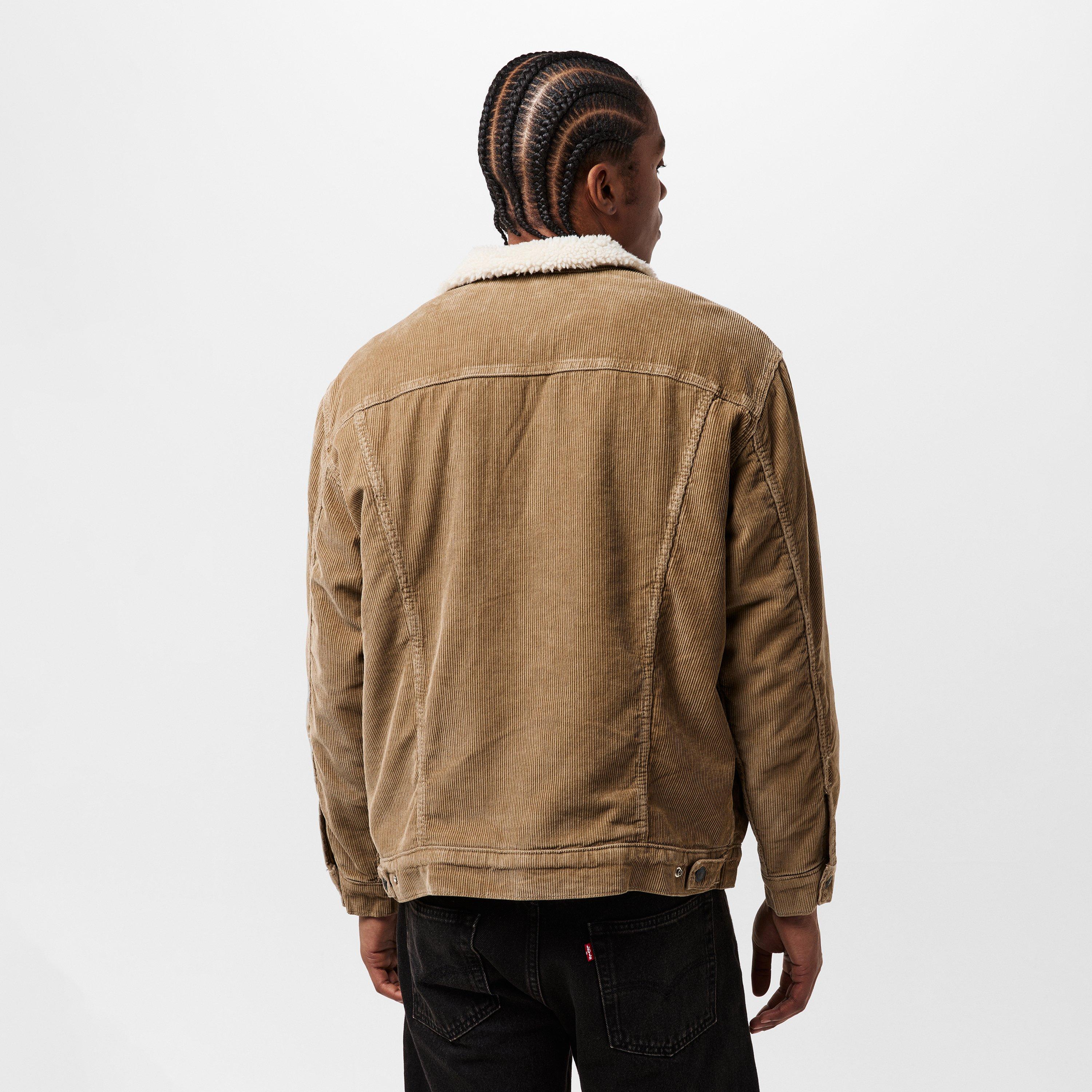 Levis Men's Levi's Denim Sherpa Relaxed Fit Jacket | FRASERS