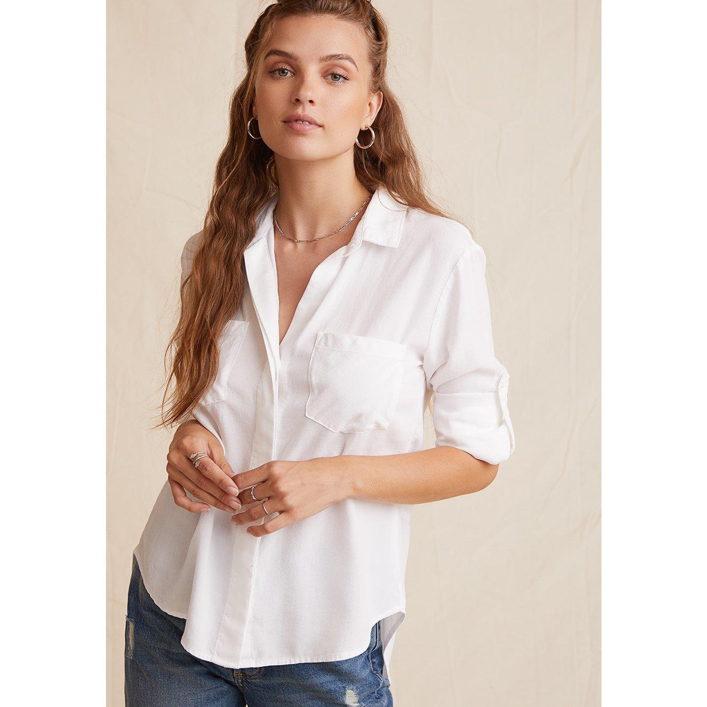 Bella Dahl Women's Split Back Long-Sleeve Plain Shirt | FRASERS
