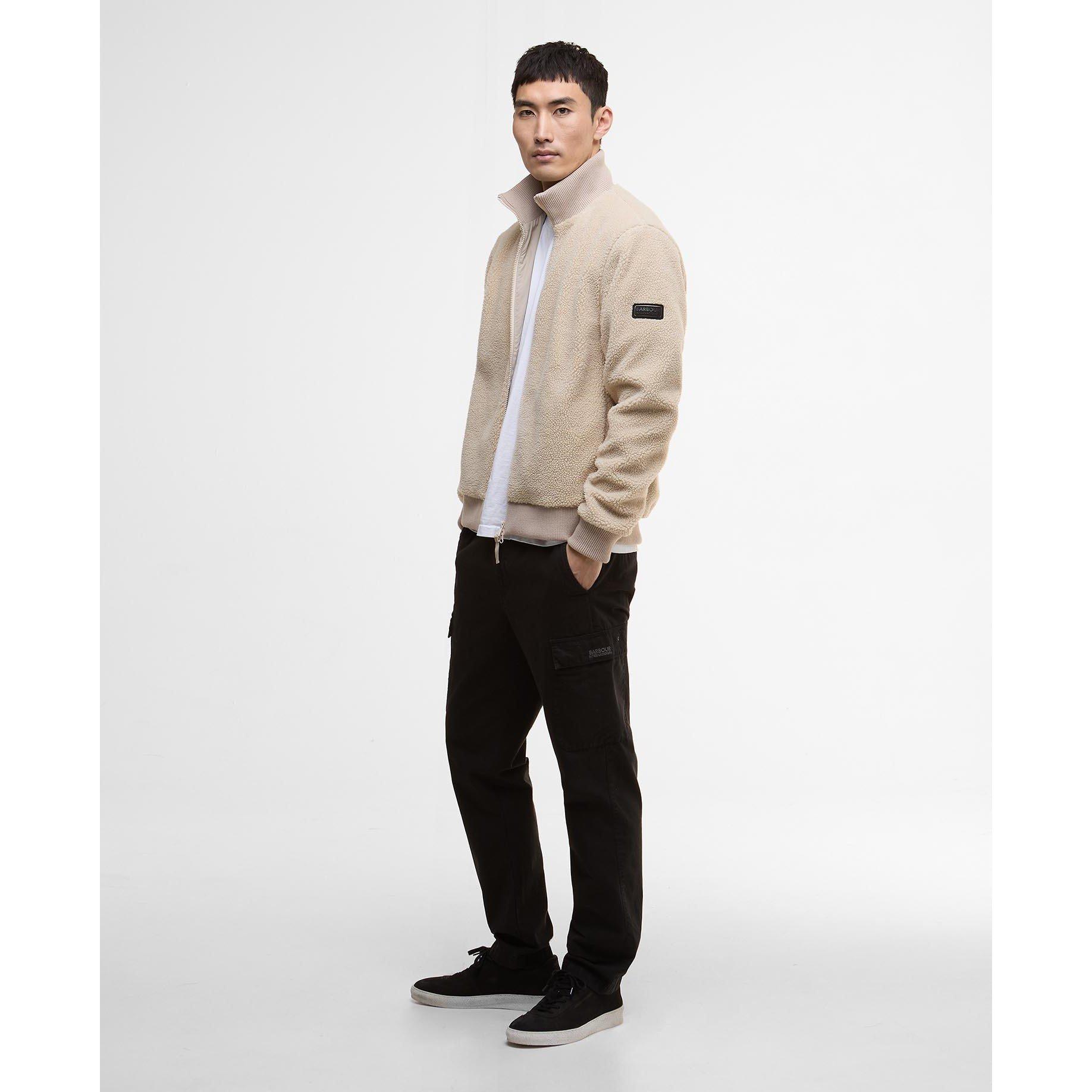 Barbour International Men's Dinstone Fleece Long Sleeve Teddy Coat ...