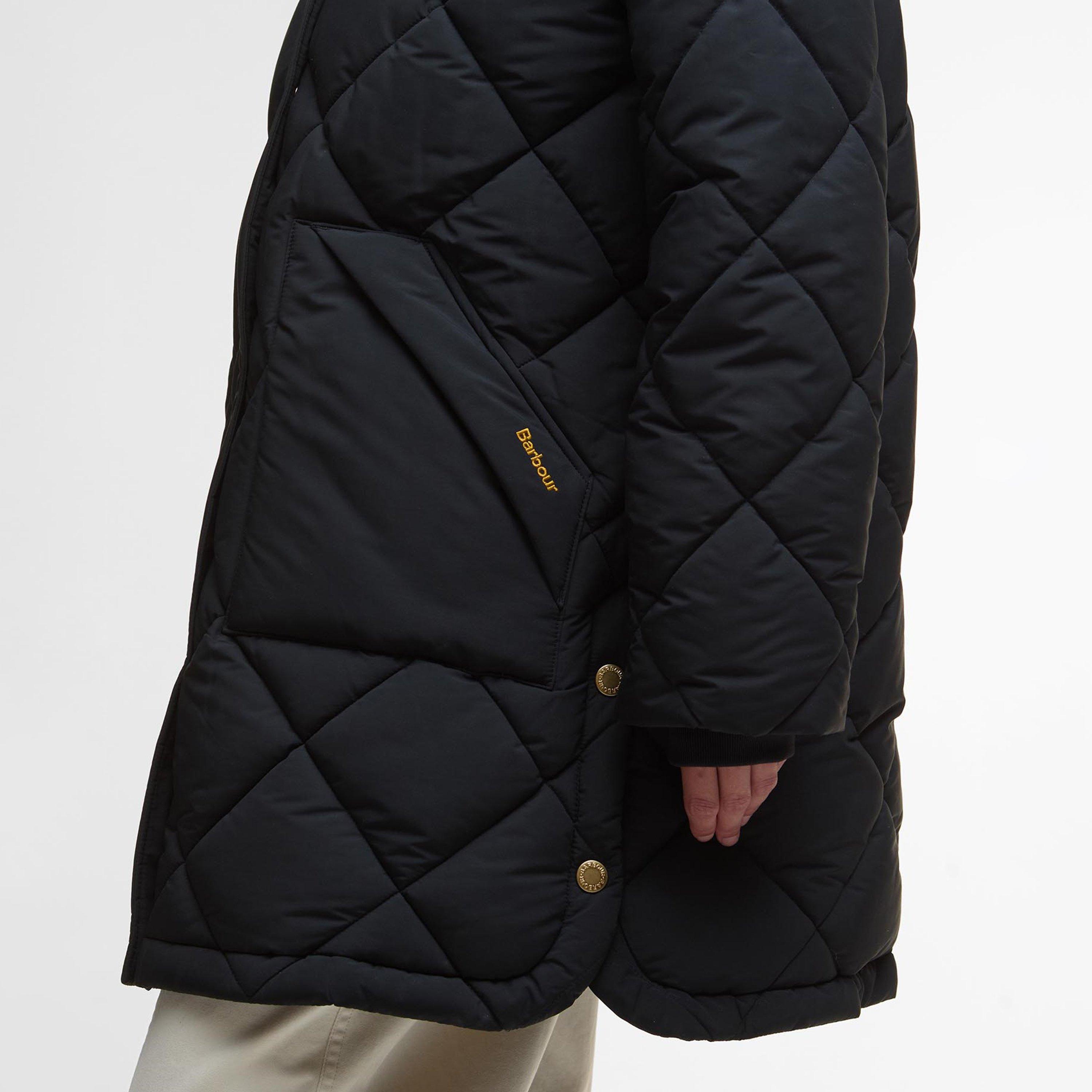 Barbour | Women's Kailyn Hooded Long Sleeve Medium Puffer Jacket | Long Puffer Jackets | FRASERS