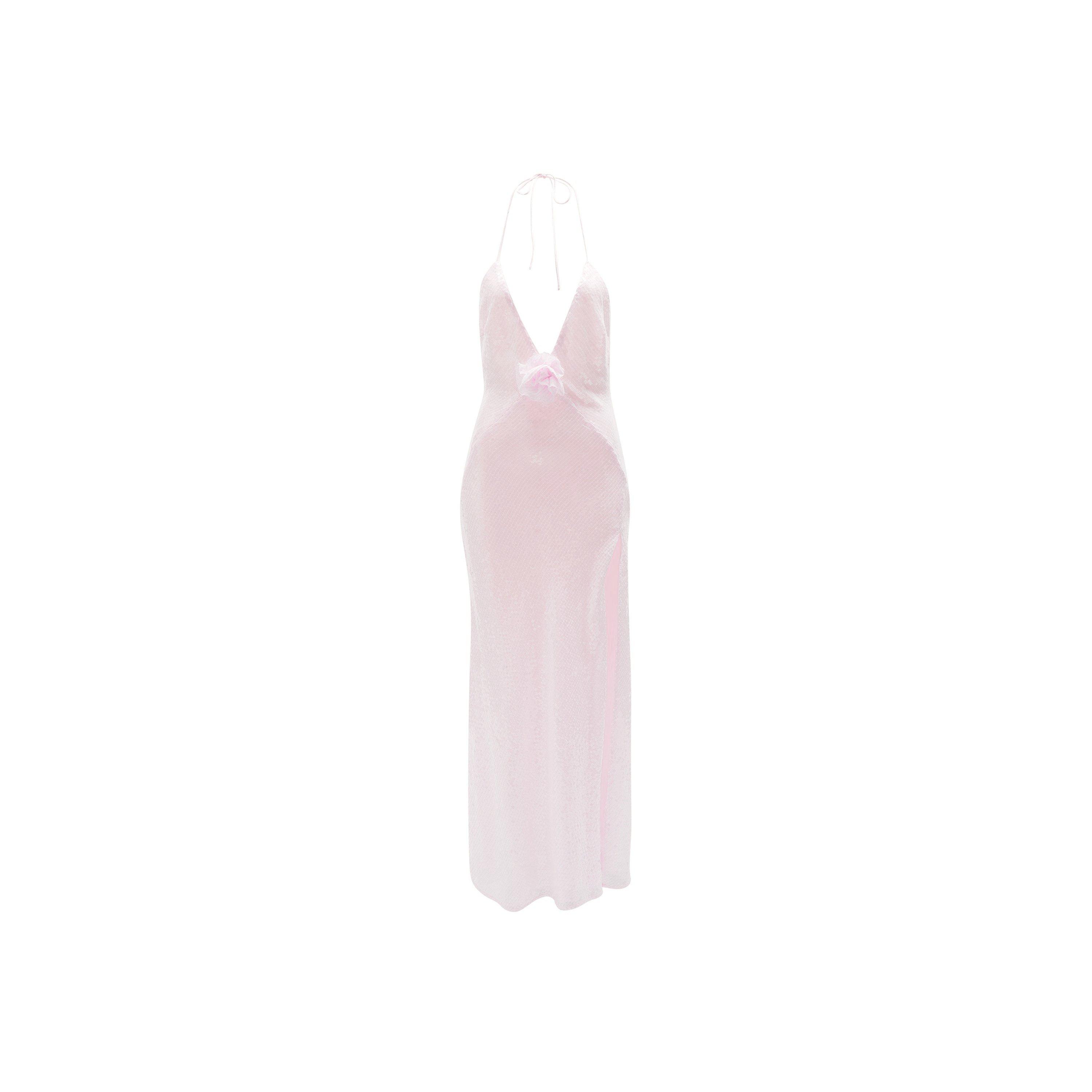 Bardot | Women's Aradia Sequin Halter Slinky Dress | Slinky Dresses ...