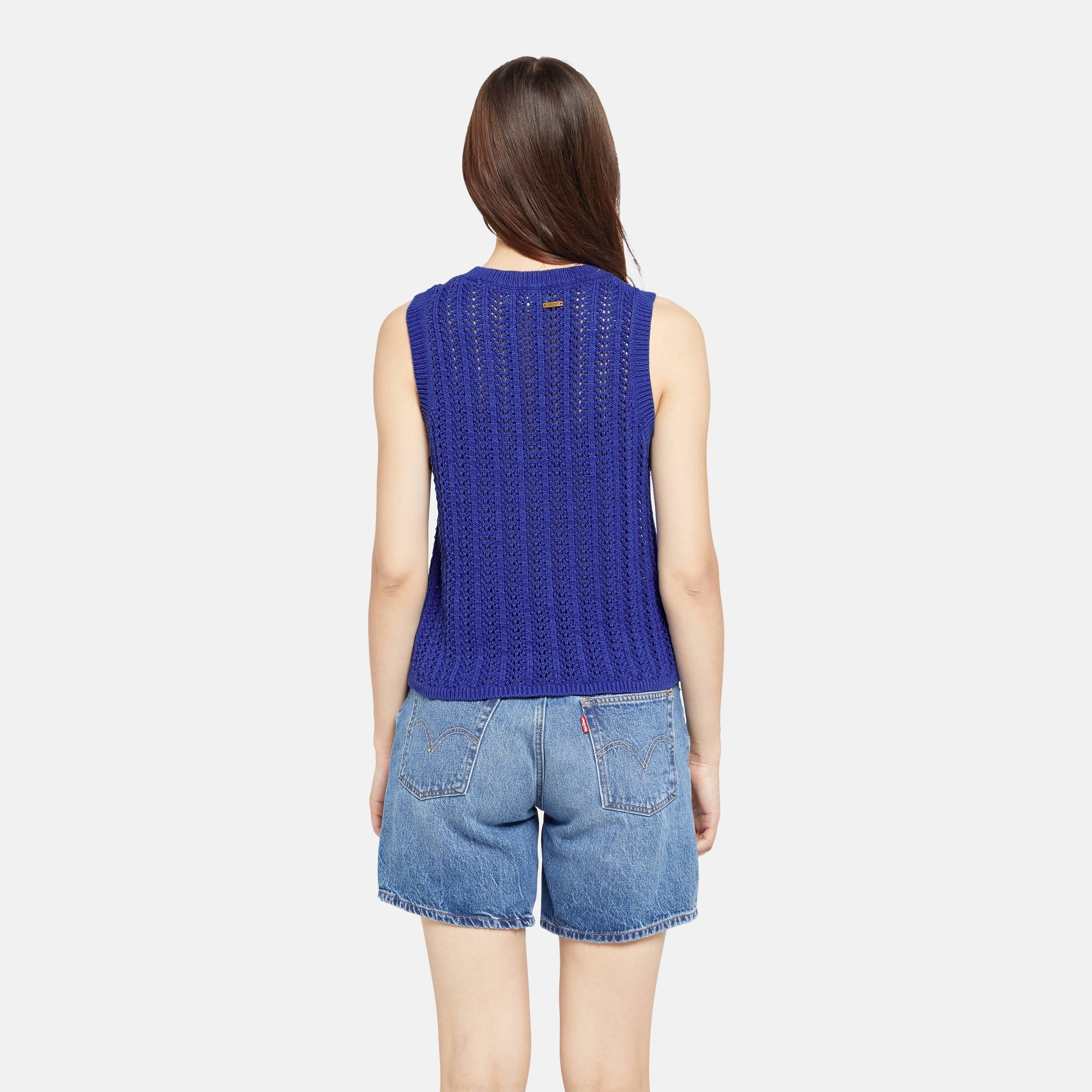 Levis | Levis Sunrise Crochet Tank Mazarine | Jumpers | Sports Direct