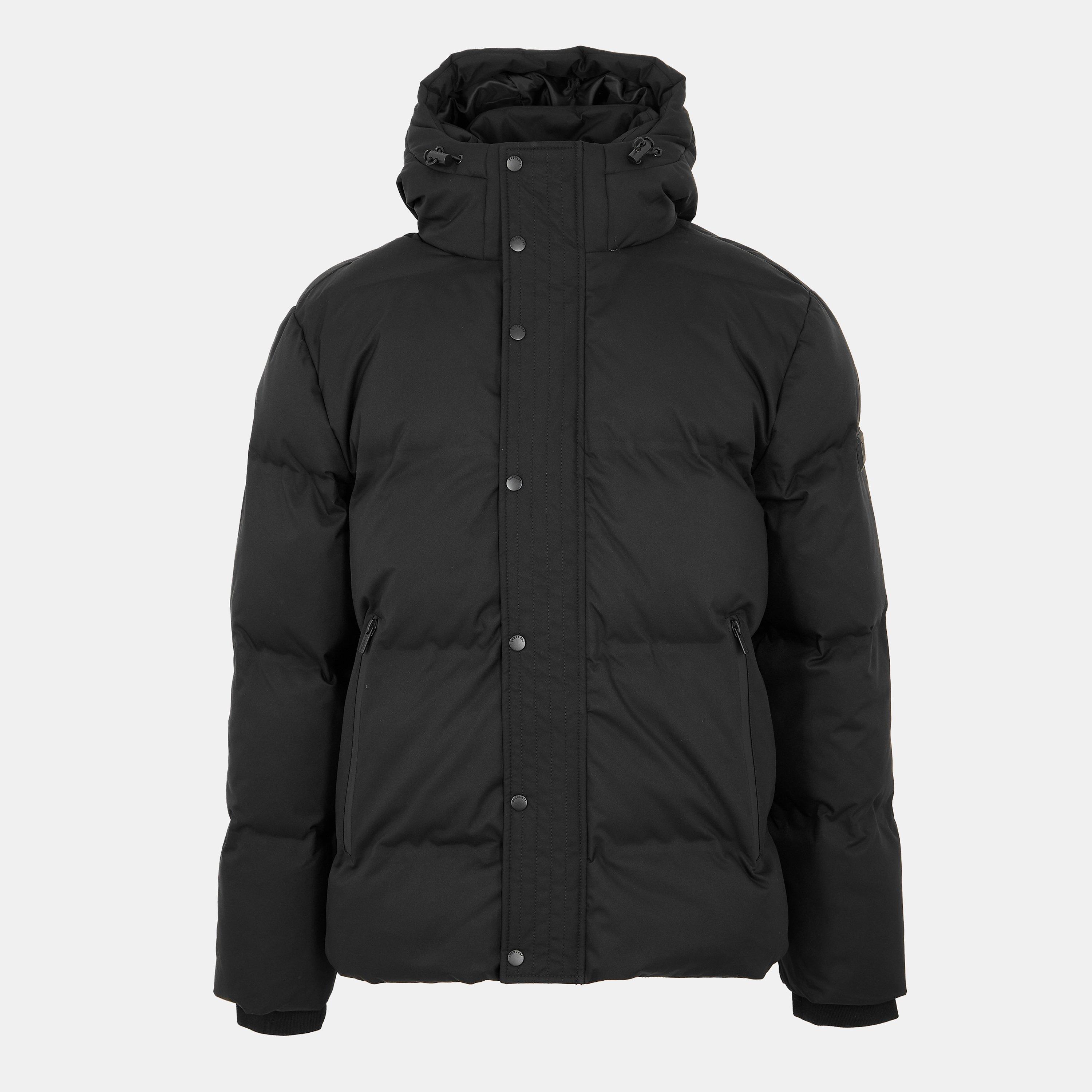 Everlast Men's Water Resistant Windproof Hooded Short Puffer Jacket ...