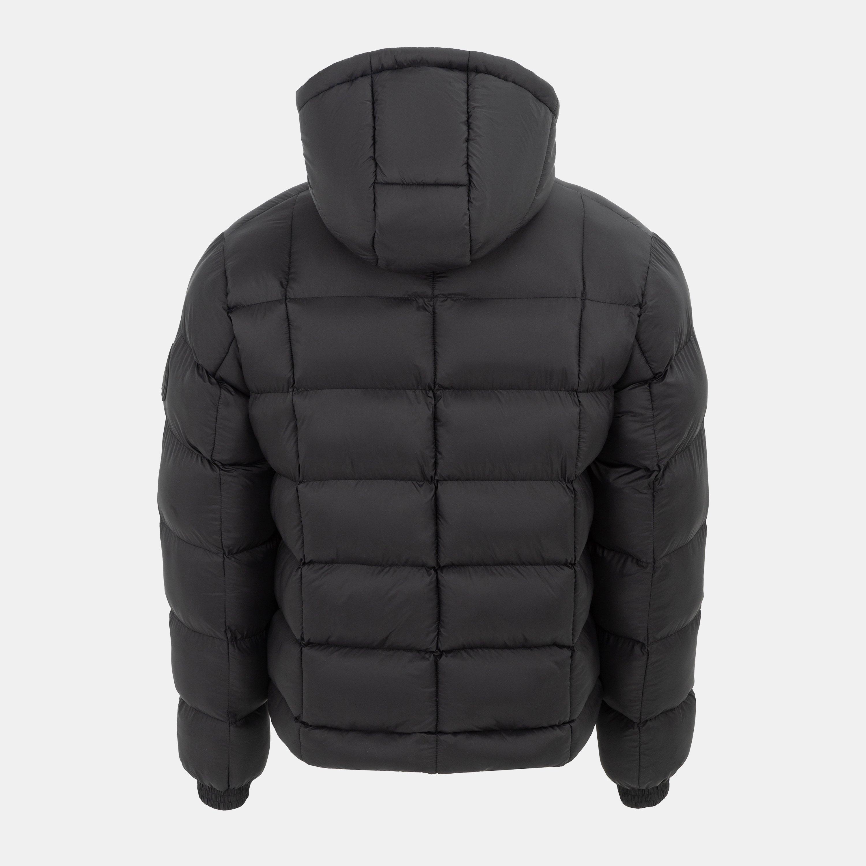 Pretty Green Men's Baffle Hooded Long Sleeve Short Puffer Jacket | FRASERS