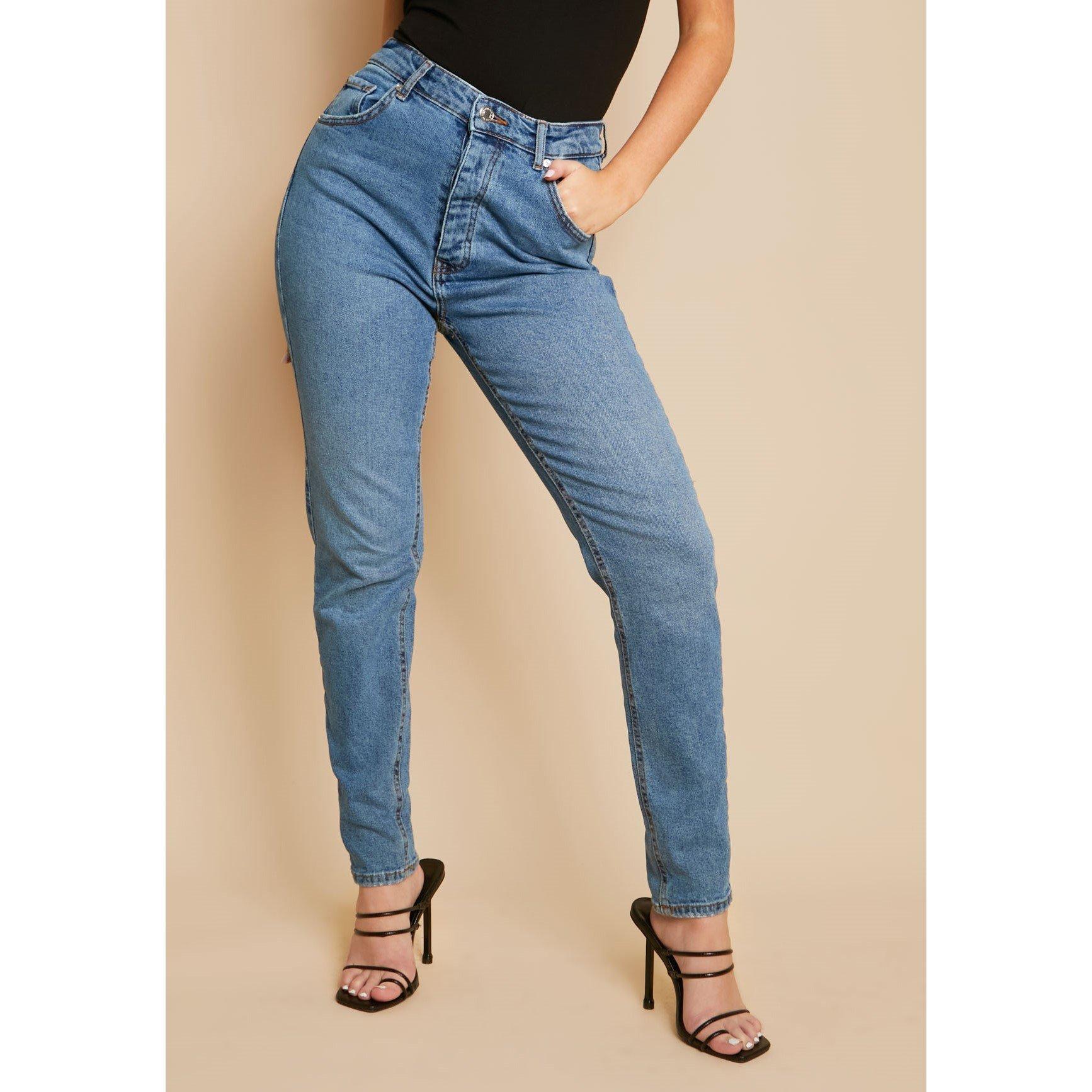 Missy Empire | Mom High Waisted Jeans | Straight Jeans | FRASERS