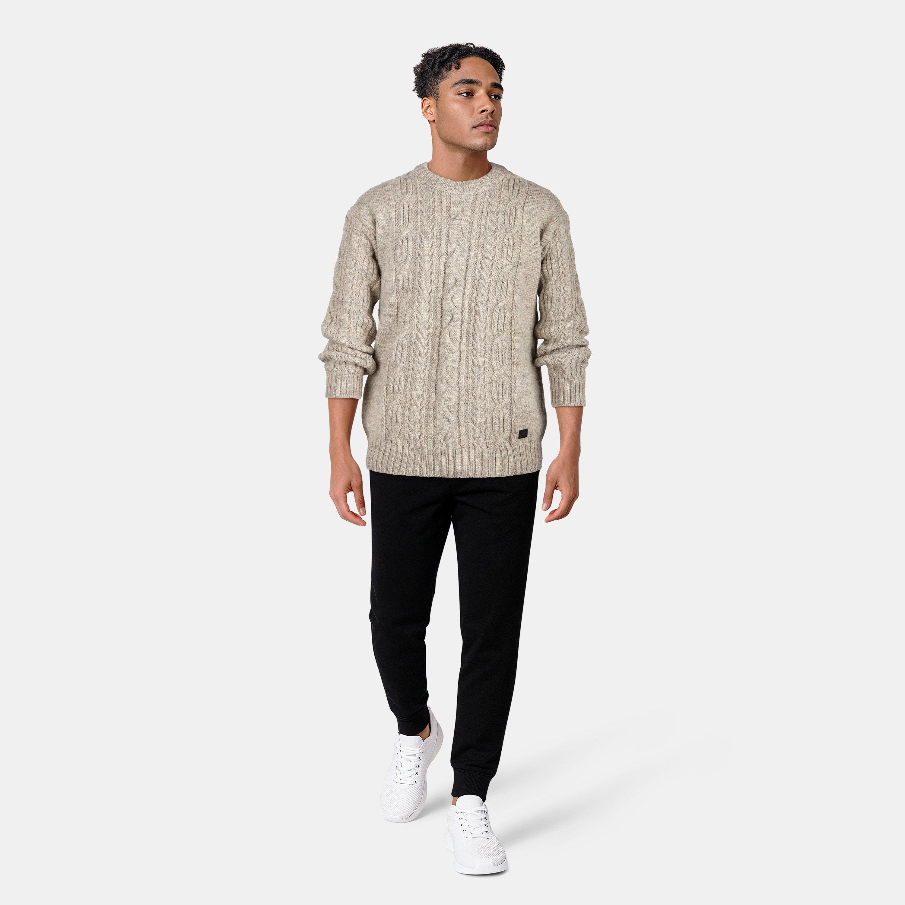 Lyle and Scott | Men's Cable Knit Crew Neck Jumper | Crew Neck Jumpers ...