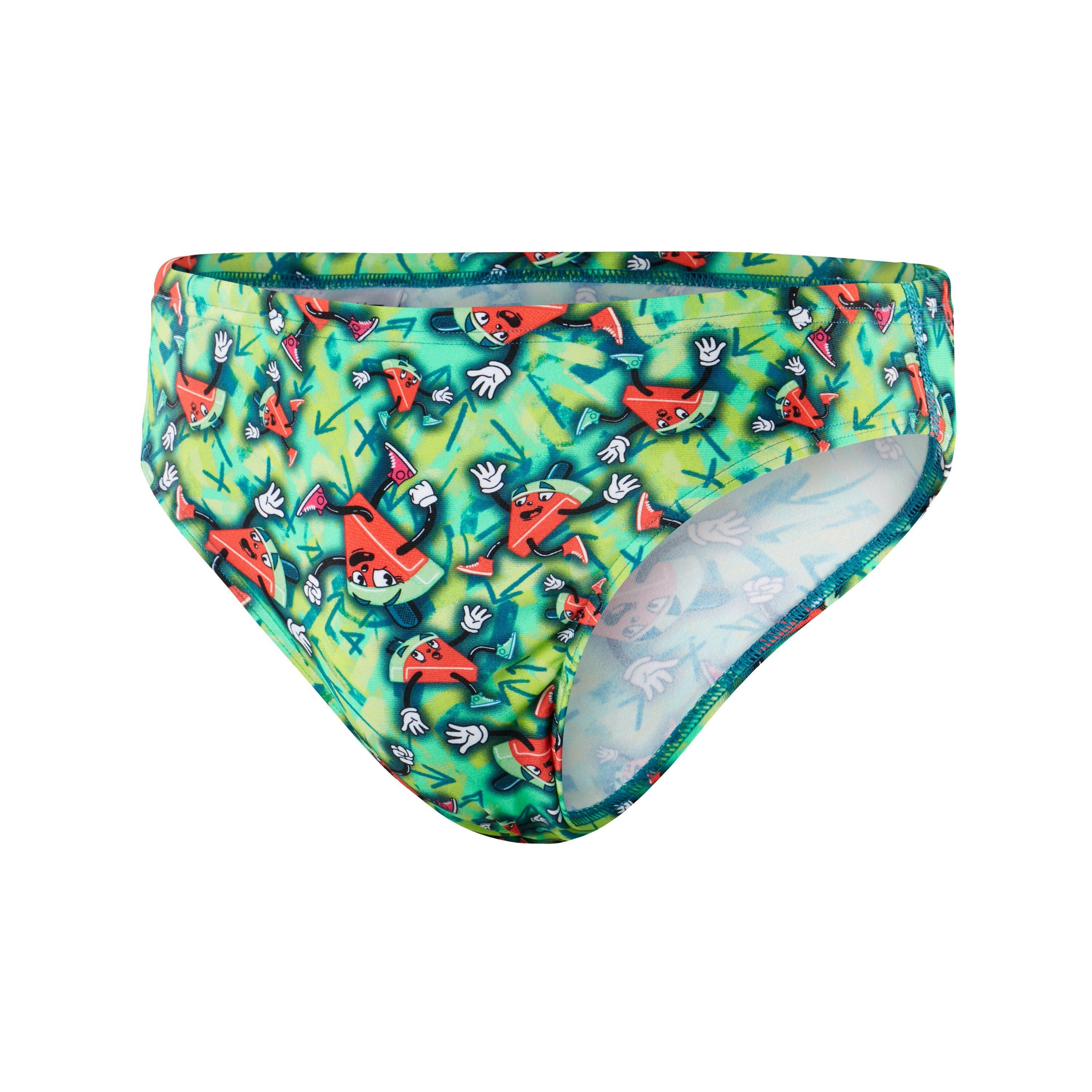 Speedo | Geo Rip Allover Print 5cm Swim Briefs Adults | Swimming Trunks ...