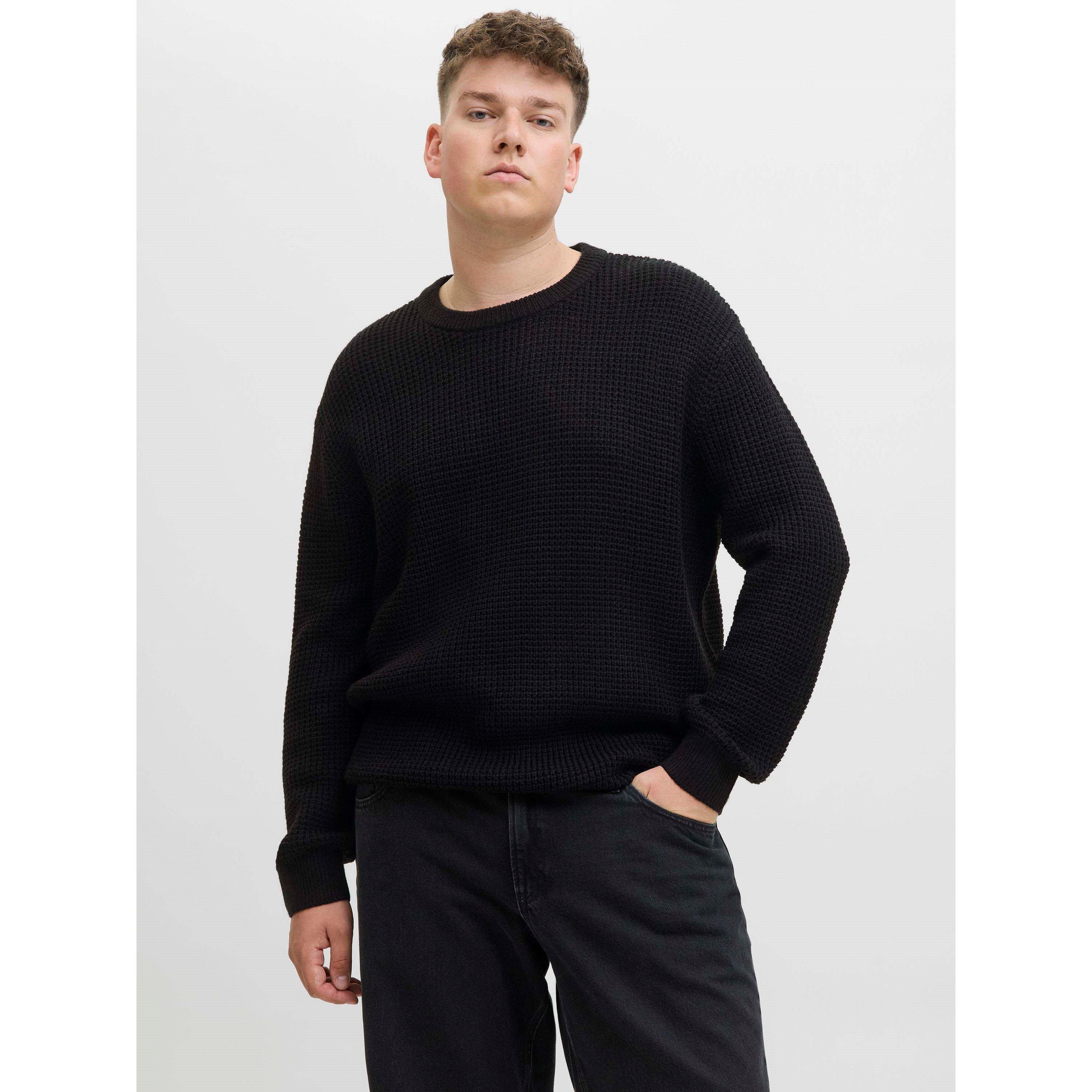 Jack and Jones PLUS Men's Knitted Crew Neck Jumper | FRASERS