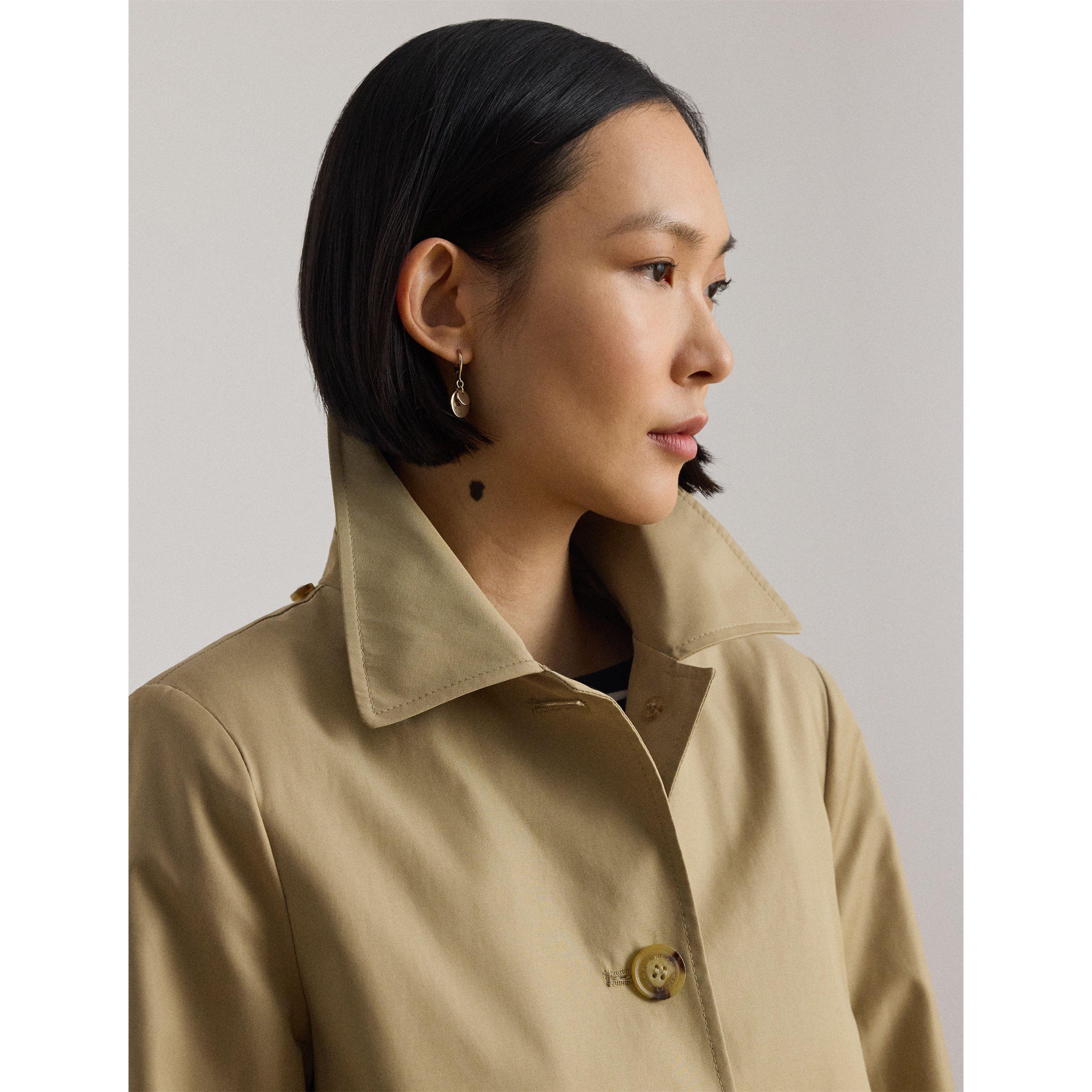 Lauren by Ralph Lauren | Women's Genuine Leather Structured Trench Coat ...