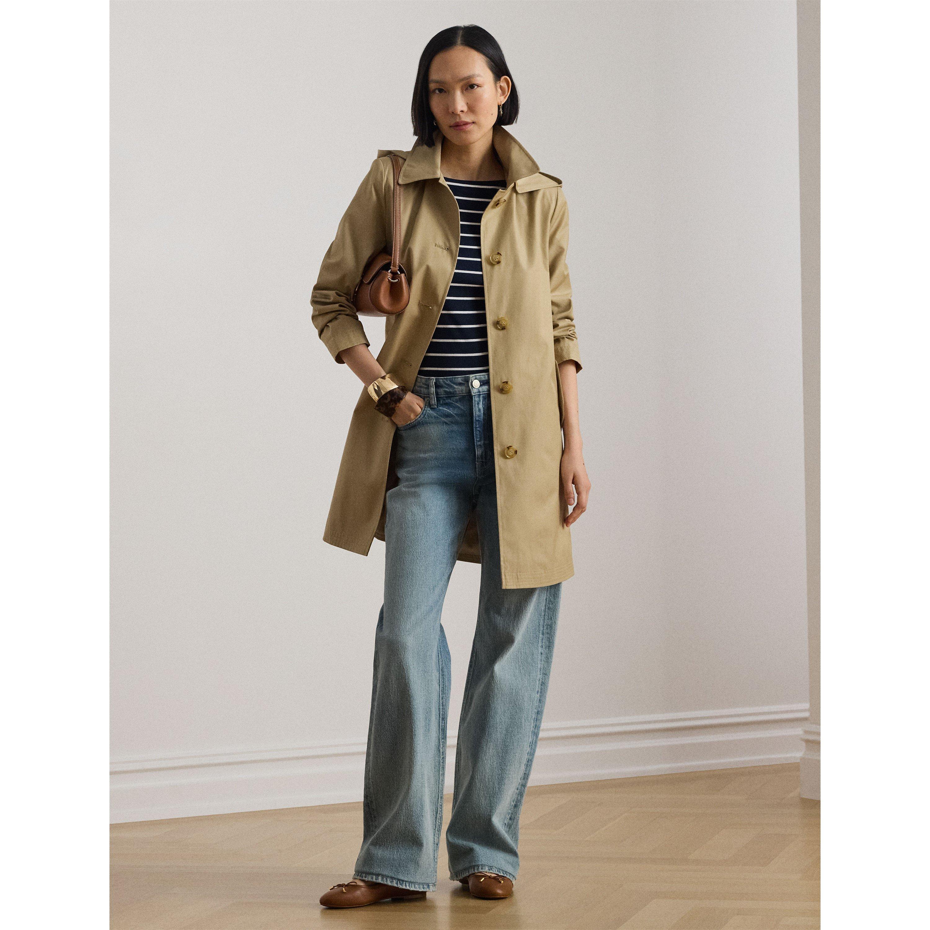 Lauren by Ralph Lauren | Women's Genuine Leather Structured Trench Coat ...