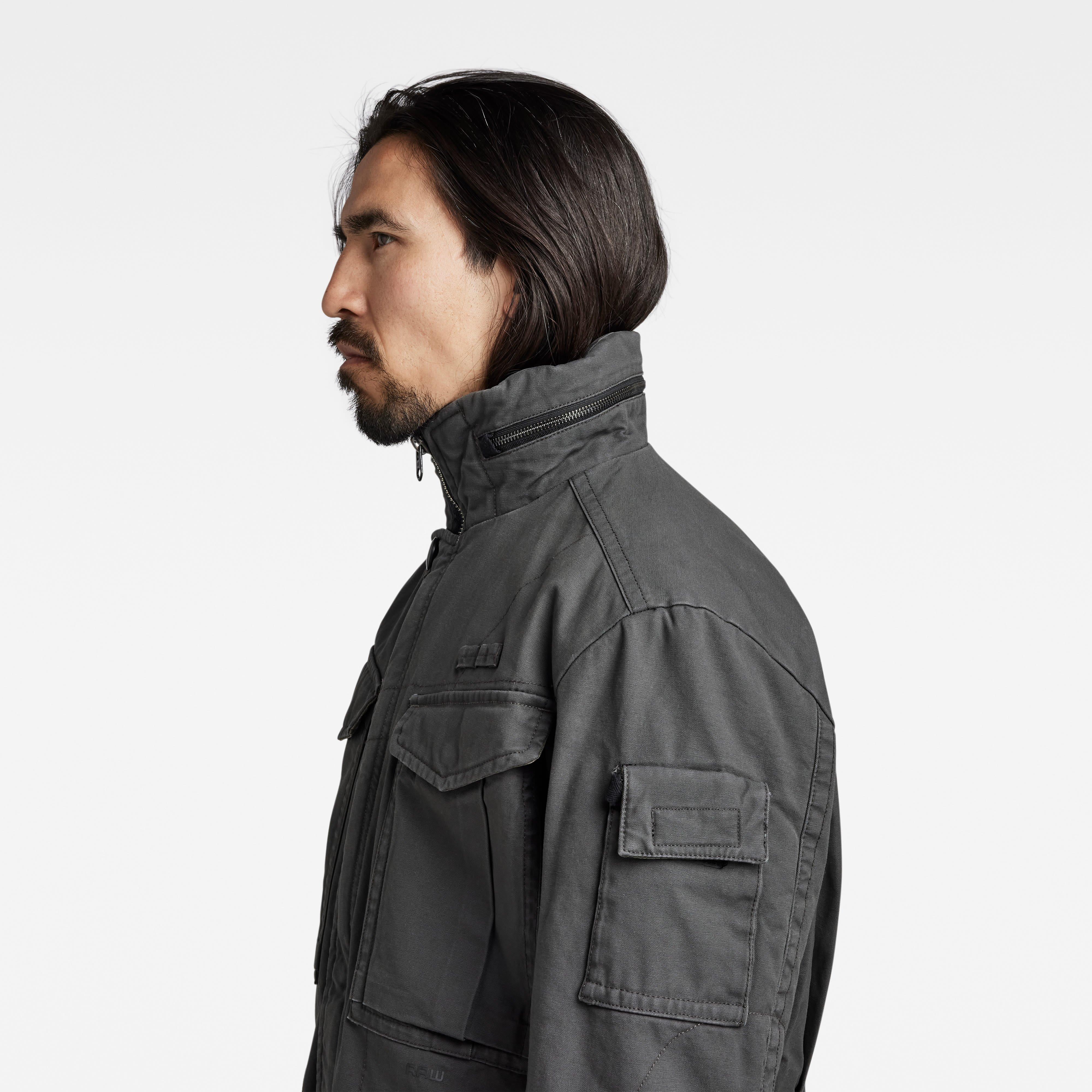 G Star | Men's Padded Concealed Hood Field Jacket | Field Jackets | FRASERS