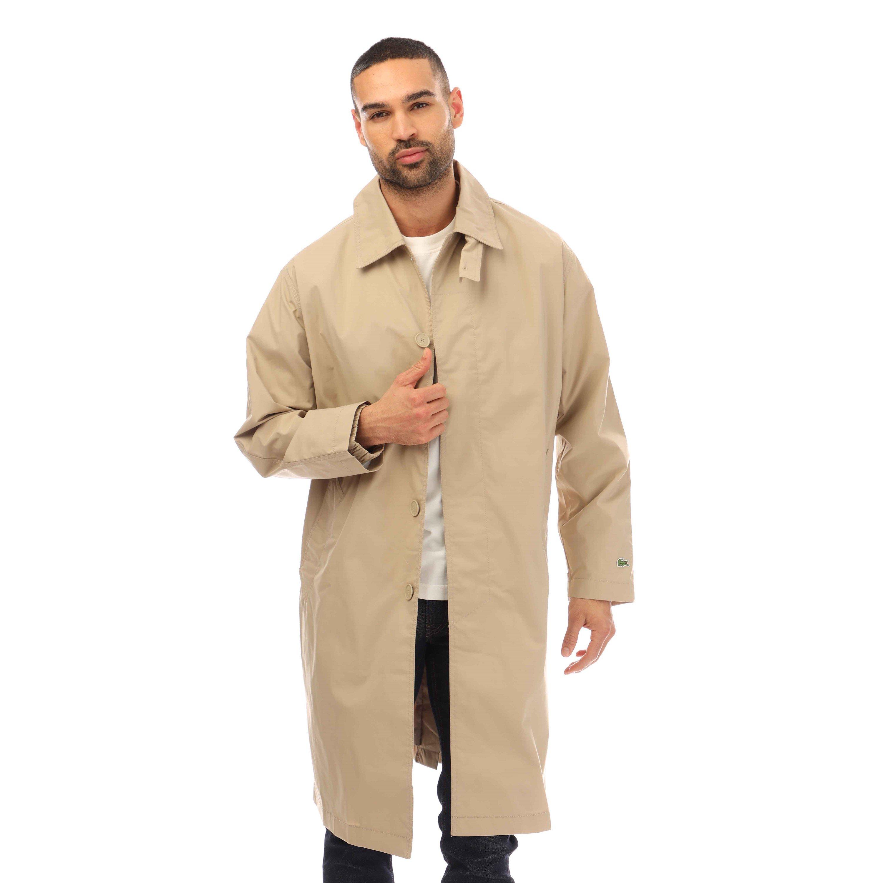 Lacoste Men's Belt-Fastening Trench Coat | FRASERS