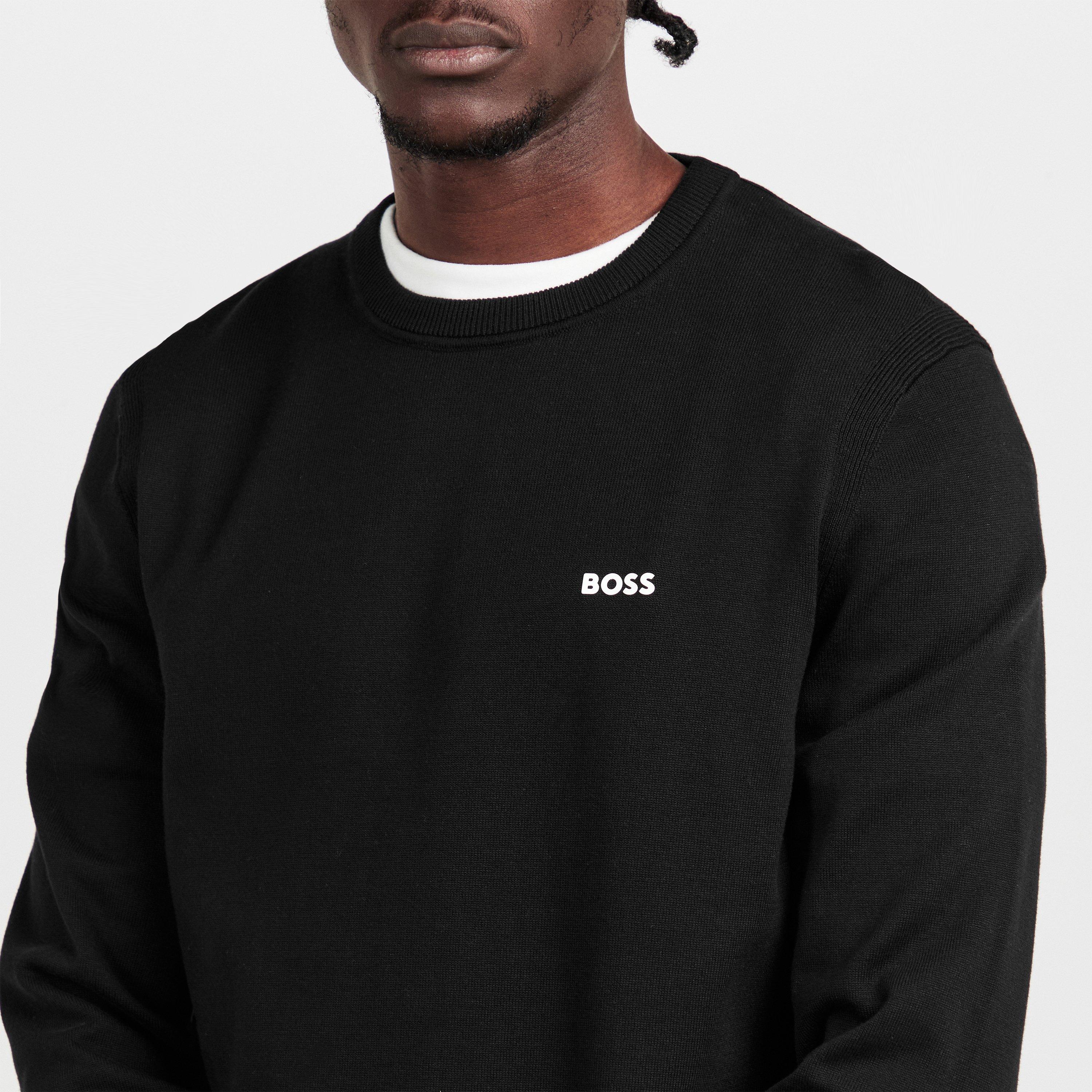 Boss | Men's Logo Jumper | Crew Neck Jumpers | FRASERS