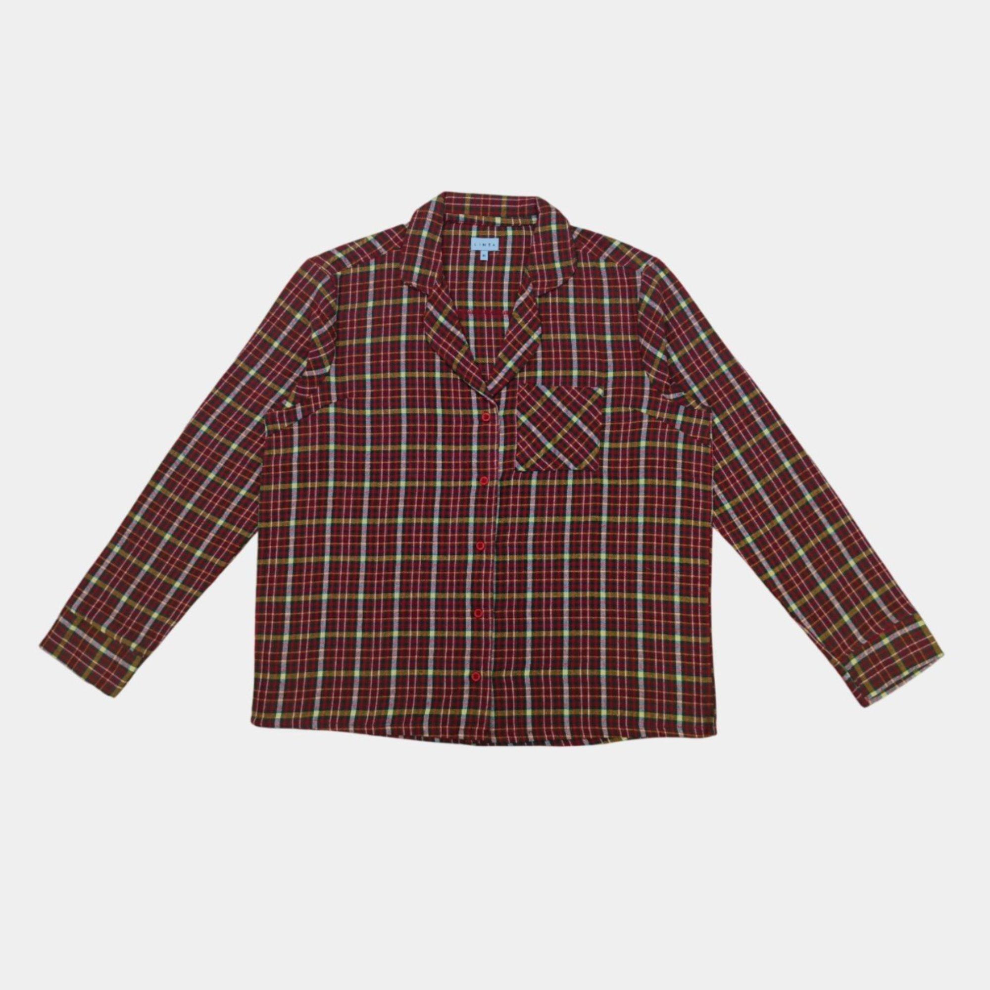 Linea | Women's Xmas Cotton Long Sleeve Pyjama Set | Long Sleeve Pyjama ...