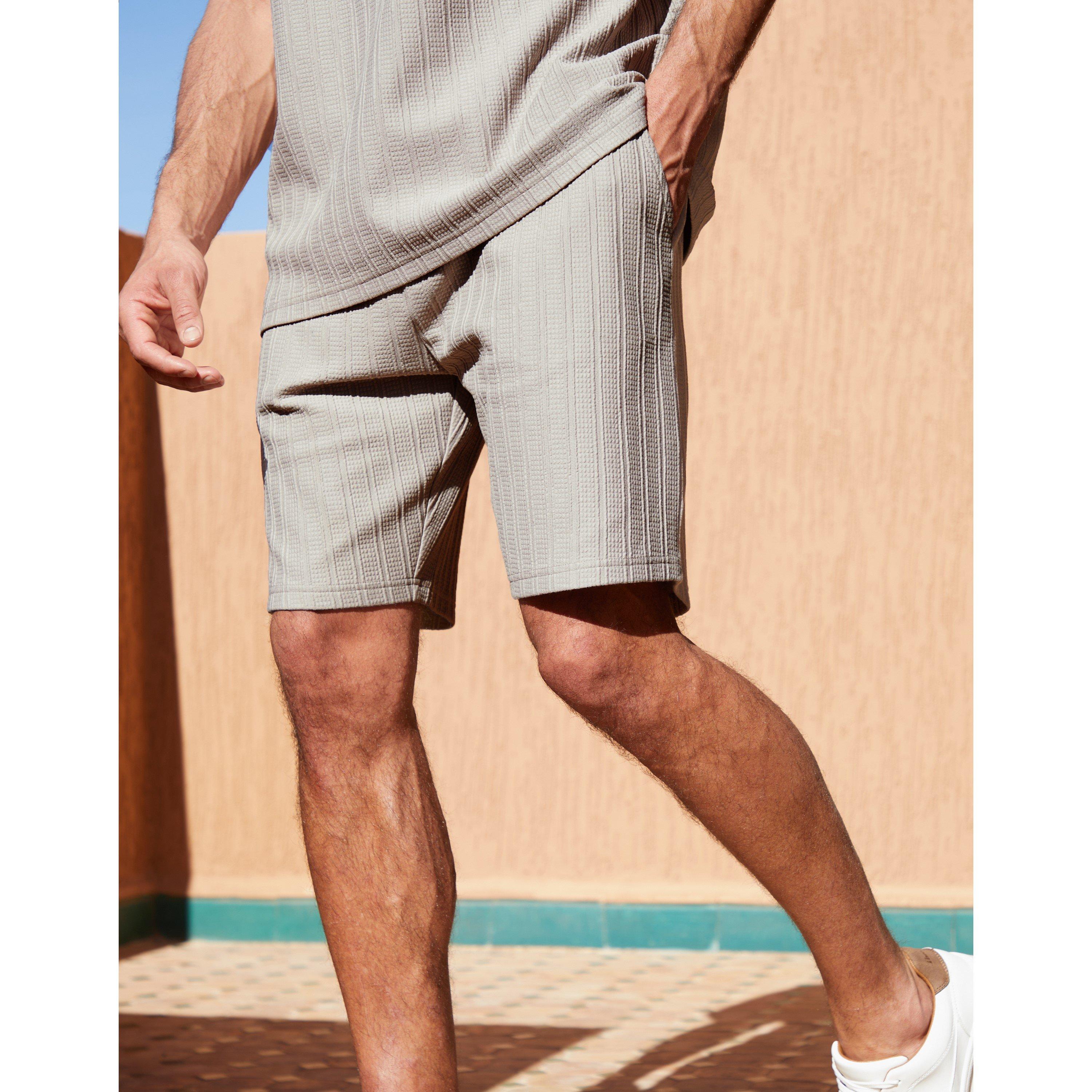 Threadbare | Men's Mersay Knitted Shorts | Knitted/Crochet Shorts | USC