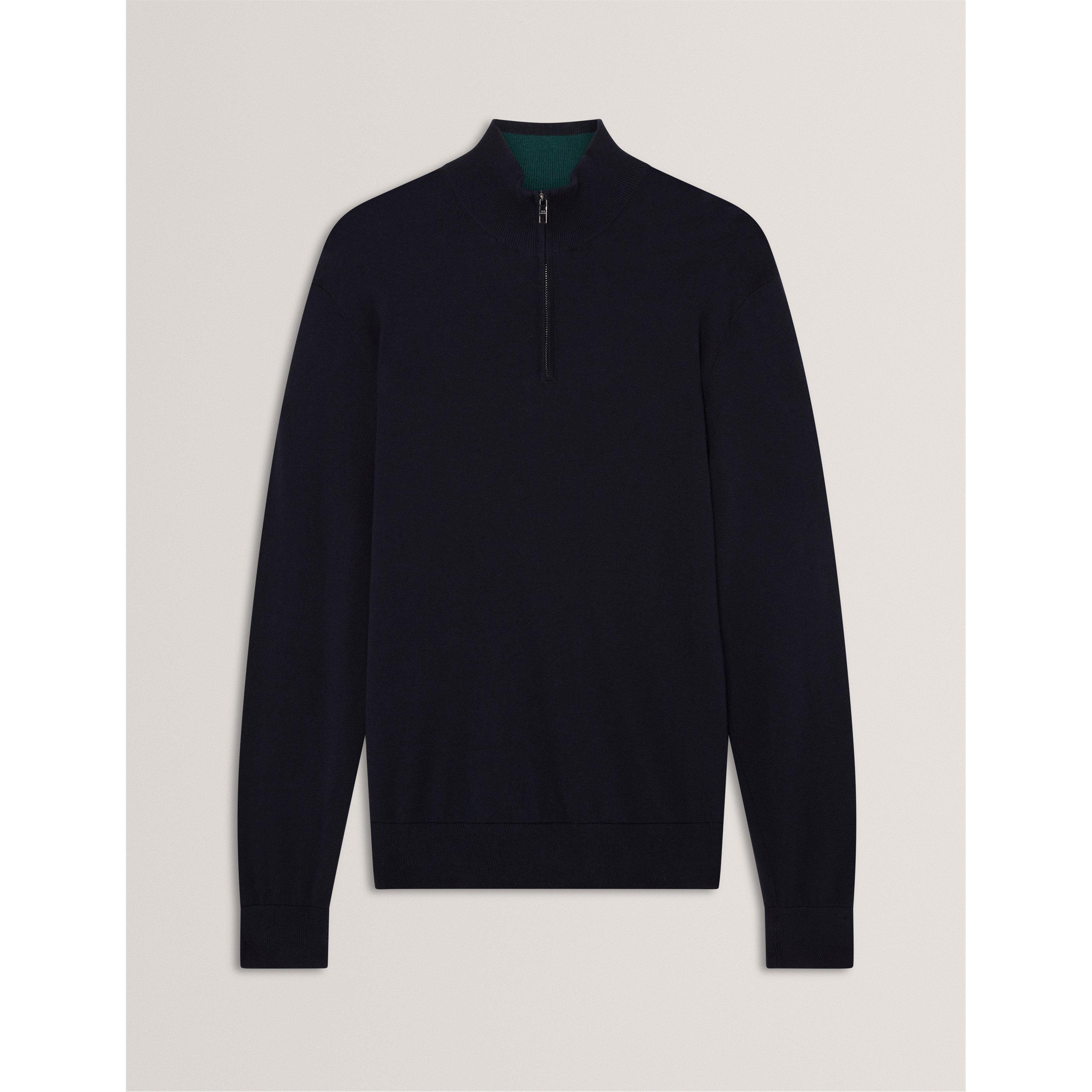 Ted Baker Men's Merino Half Zip Crew Neck Jumper | FRASERS