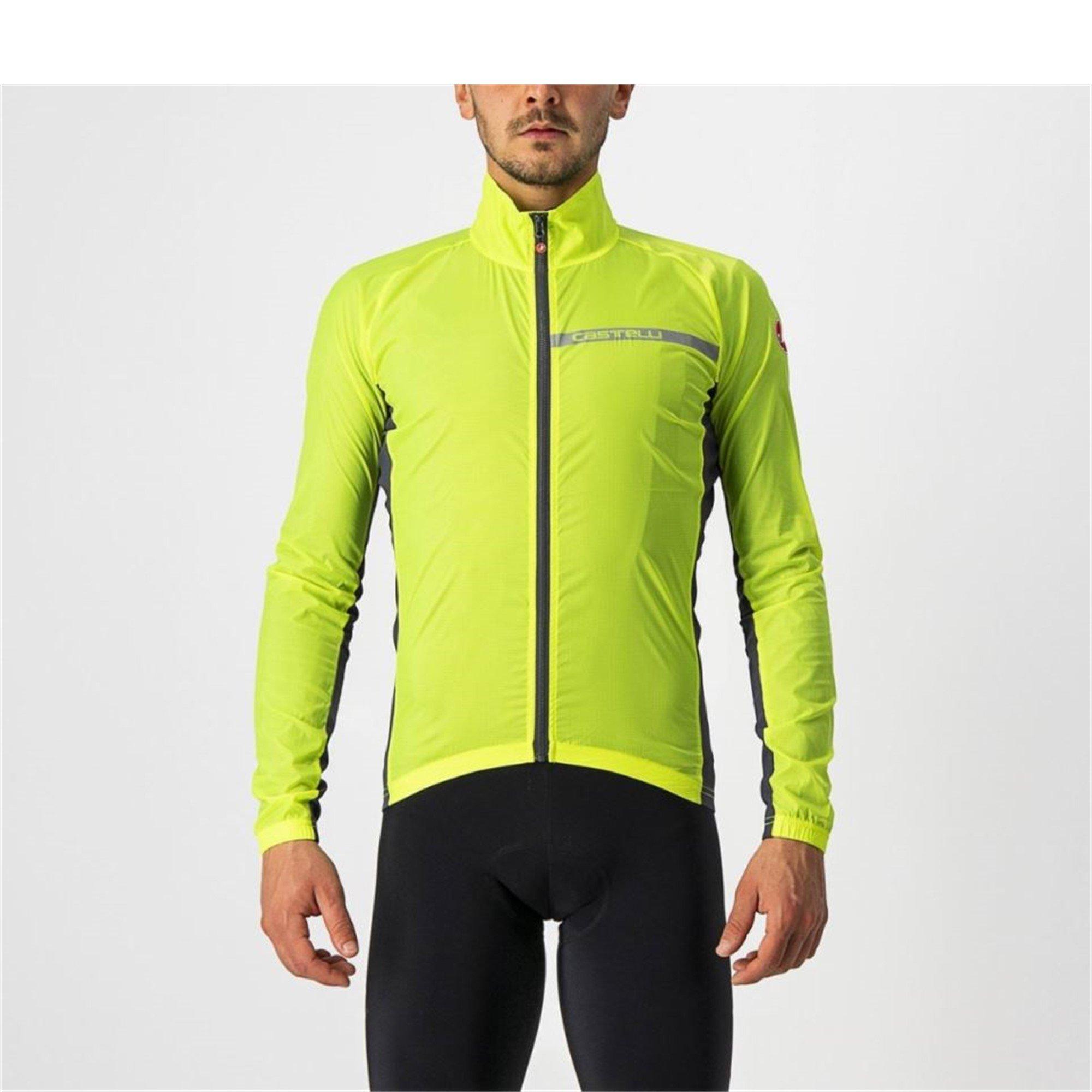 Castelli Men's Squadra Wind Shell Stretch Performance Cycling Jacket ...