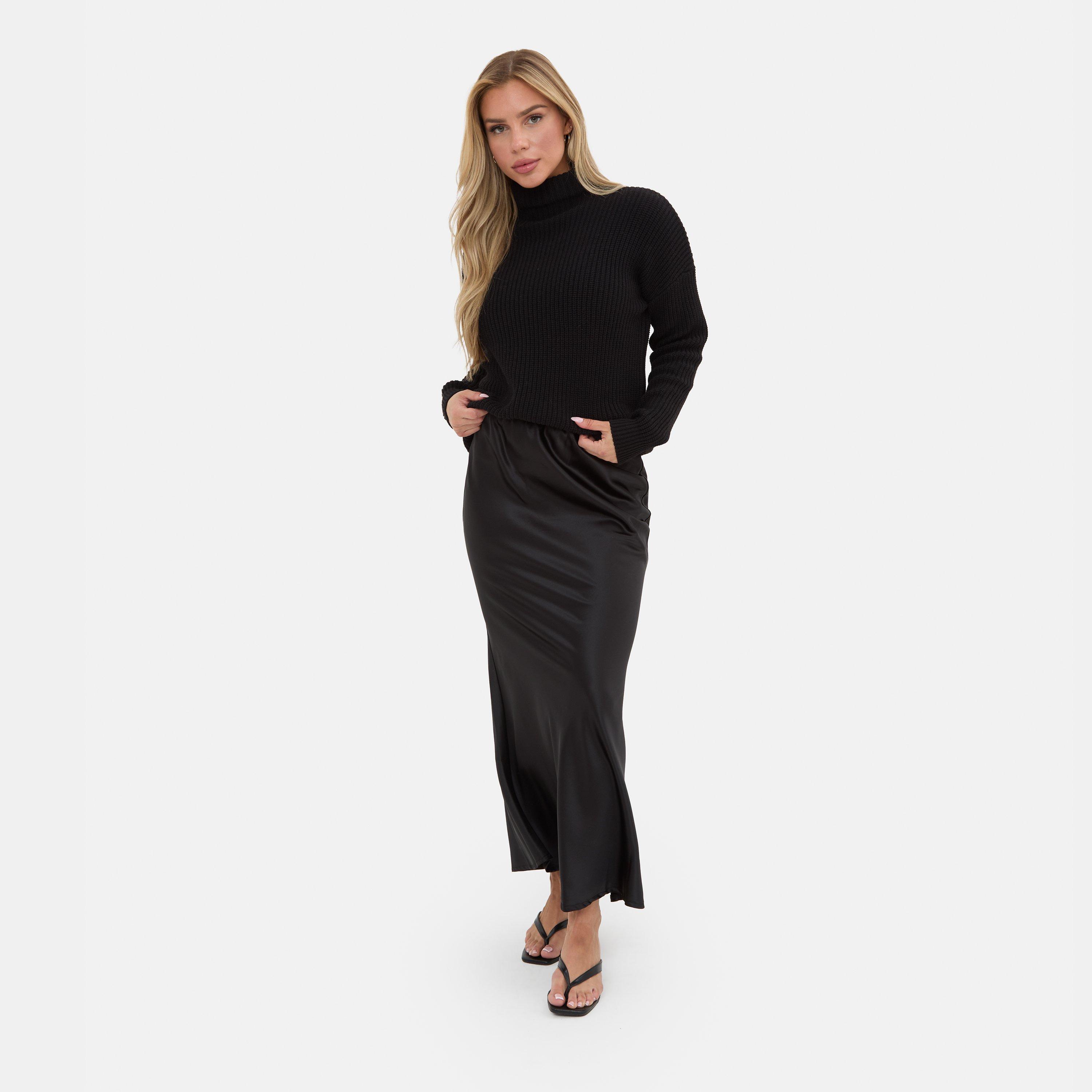 I Saw It First High Neck Knit Jumper | USC