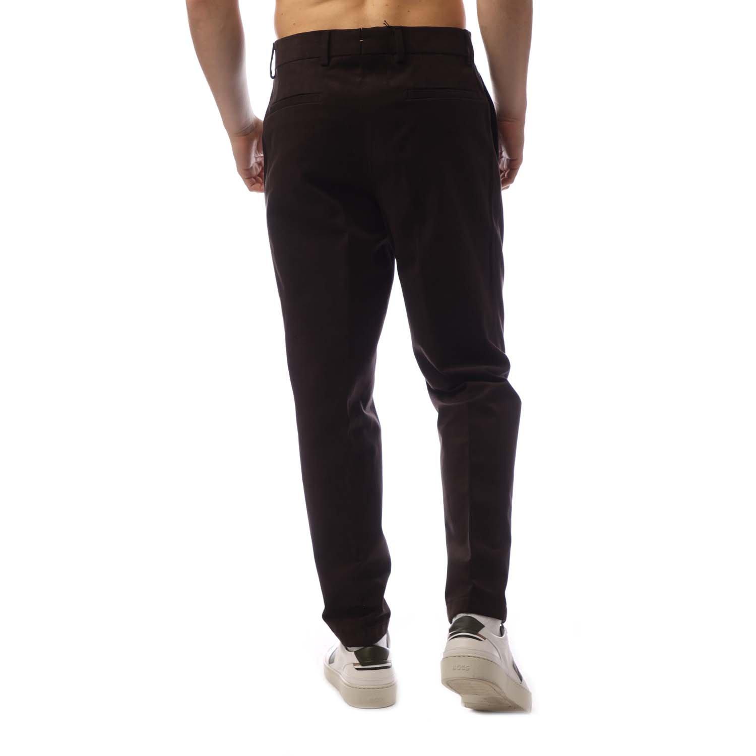 Boss Men's Front Pleated Trousers | Flannels