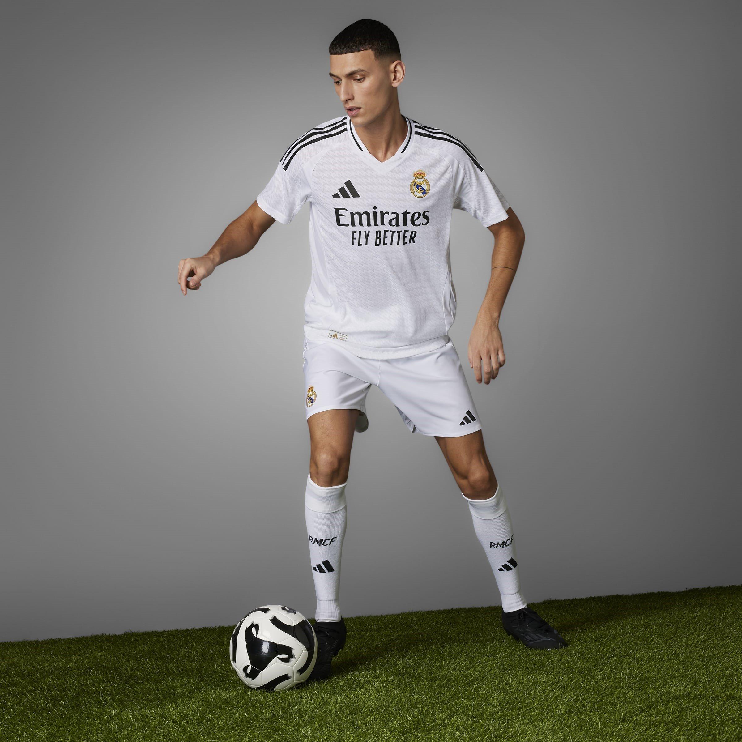 adidas Real Madrid Authentic Home Shirt 2024 2025 Adults | FRASERS