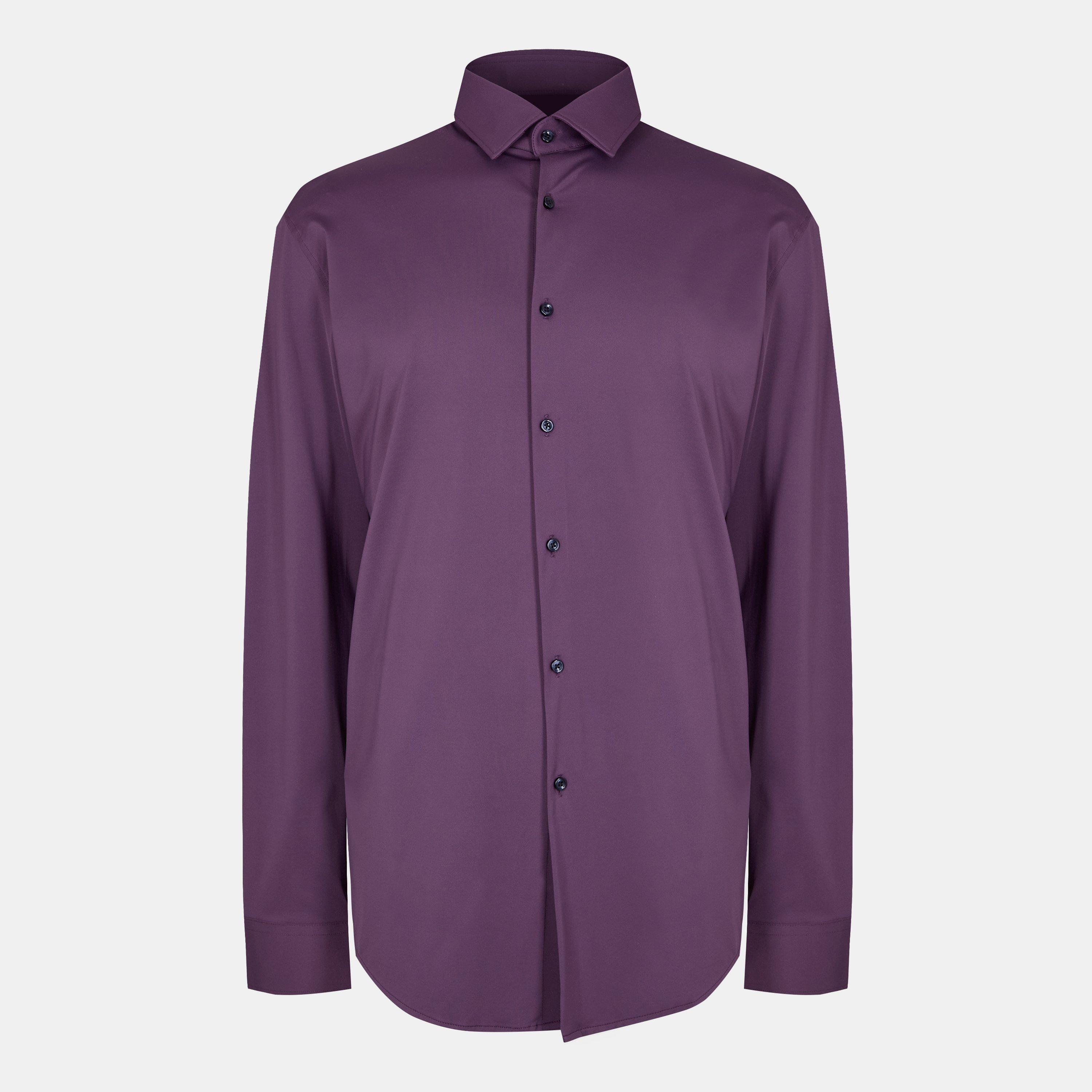 Hugo | Men's Kenno Long-Sleeve Plain Shirt | Plain Shirt - Long Sleeve ...