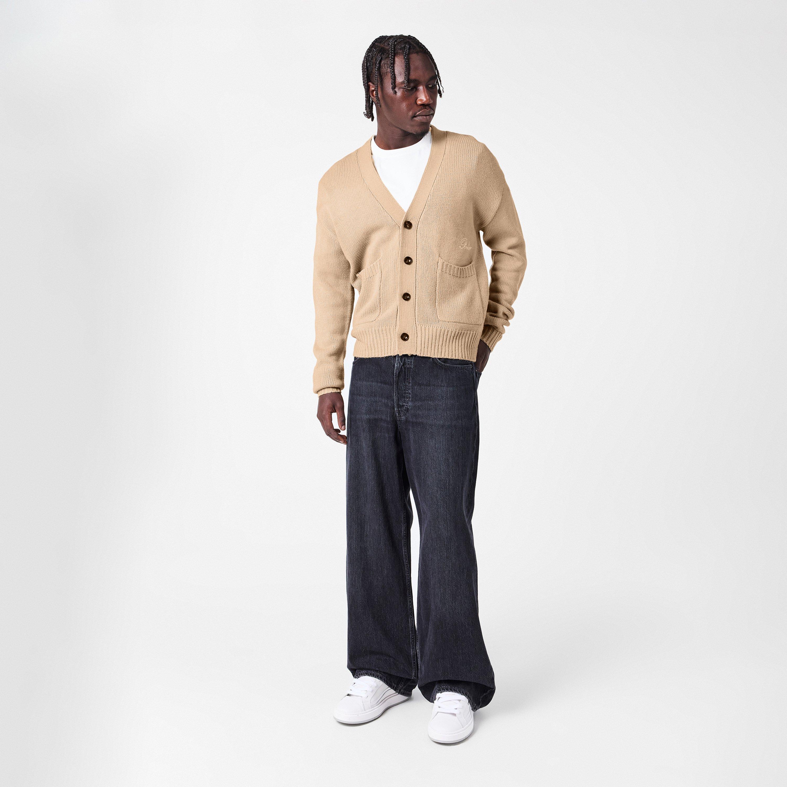 BELIER Men's Layered Knit Button-Front Cardigan | USC