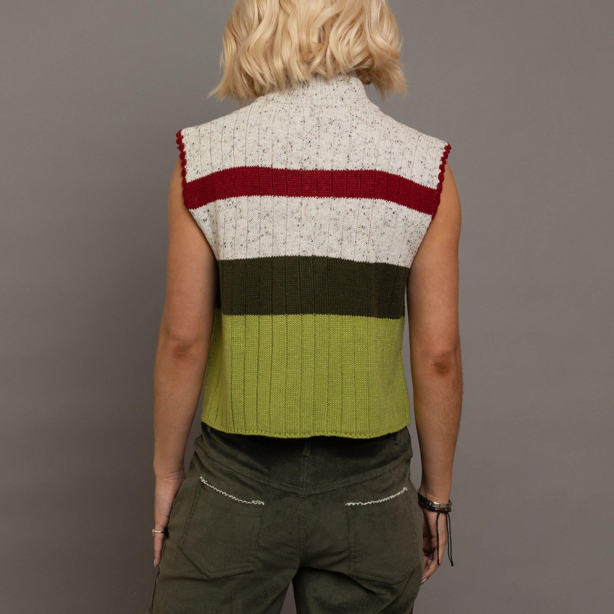 Daisy Street | Daisy Knitted Zip Up Womens Vest | Knitted Vests ...