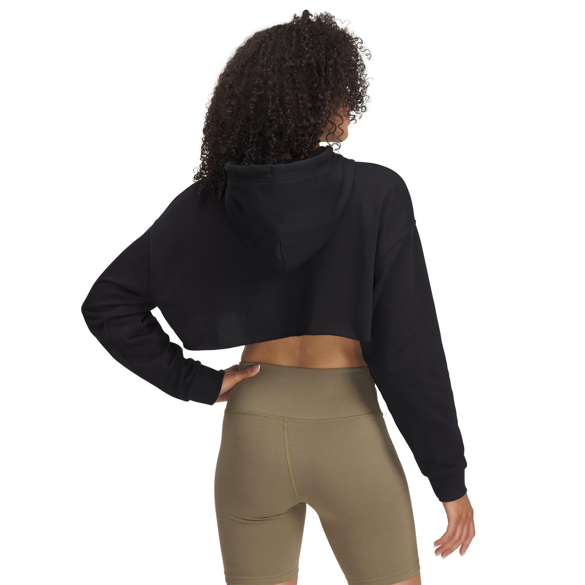 Under Armour | Tery Cropped quarter Zip Fleece | 1/4 Zip Fleece Tops ...