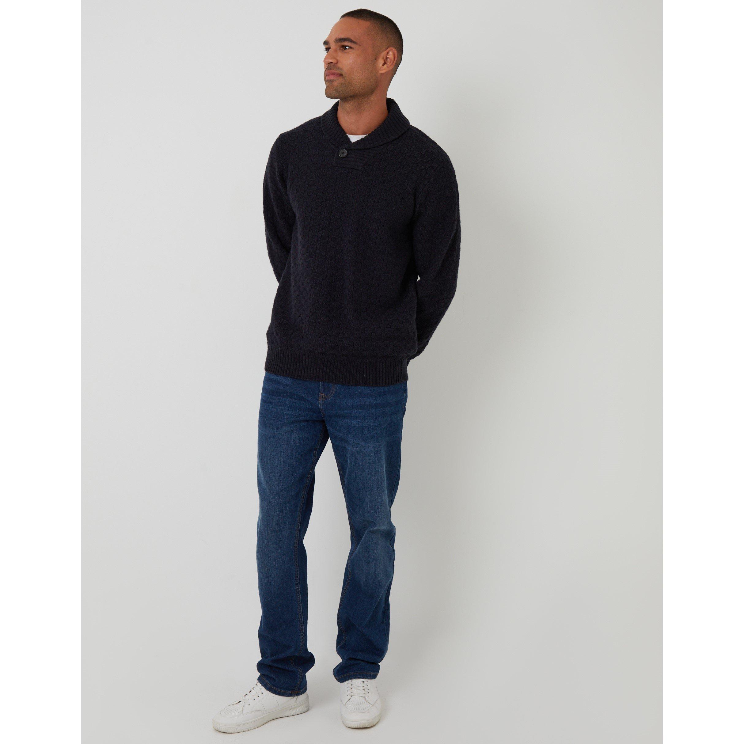 Threadbare | Shawl Neck Jmpr Sn62 | Cable Knit Jumpers | FRASERS