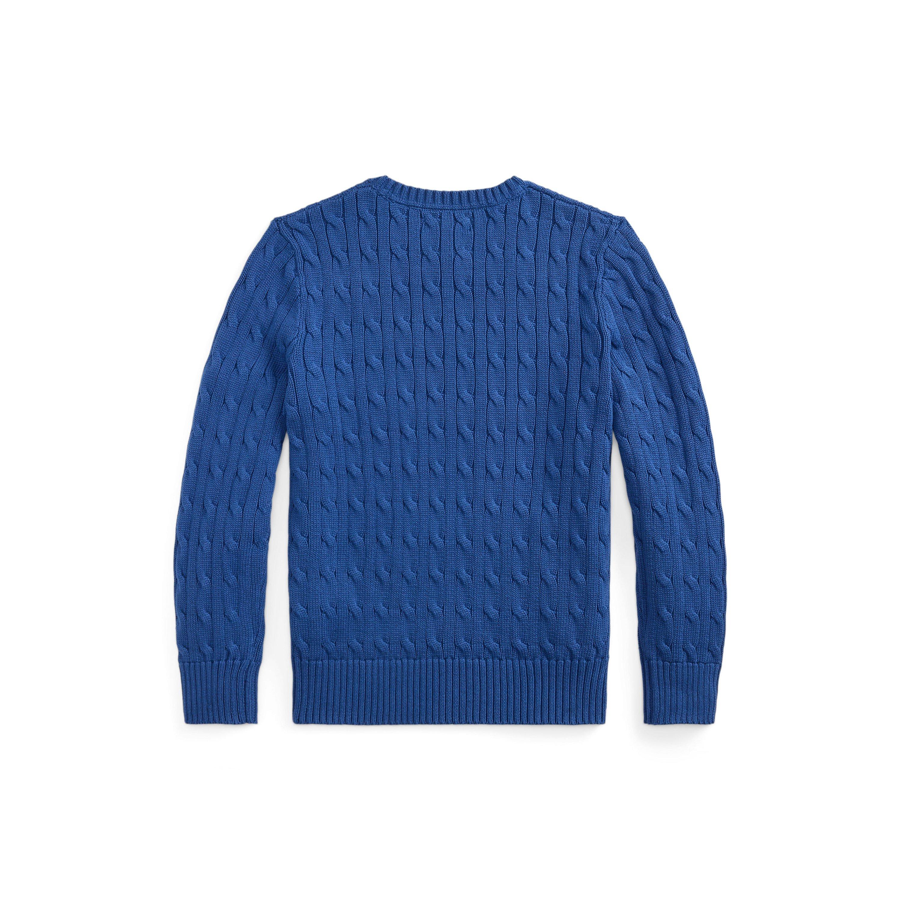 Polo Ralph Lauren Polo Cable Knit Crew Jn64 | Sports Direct
