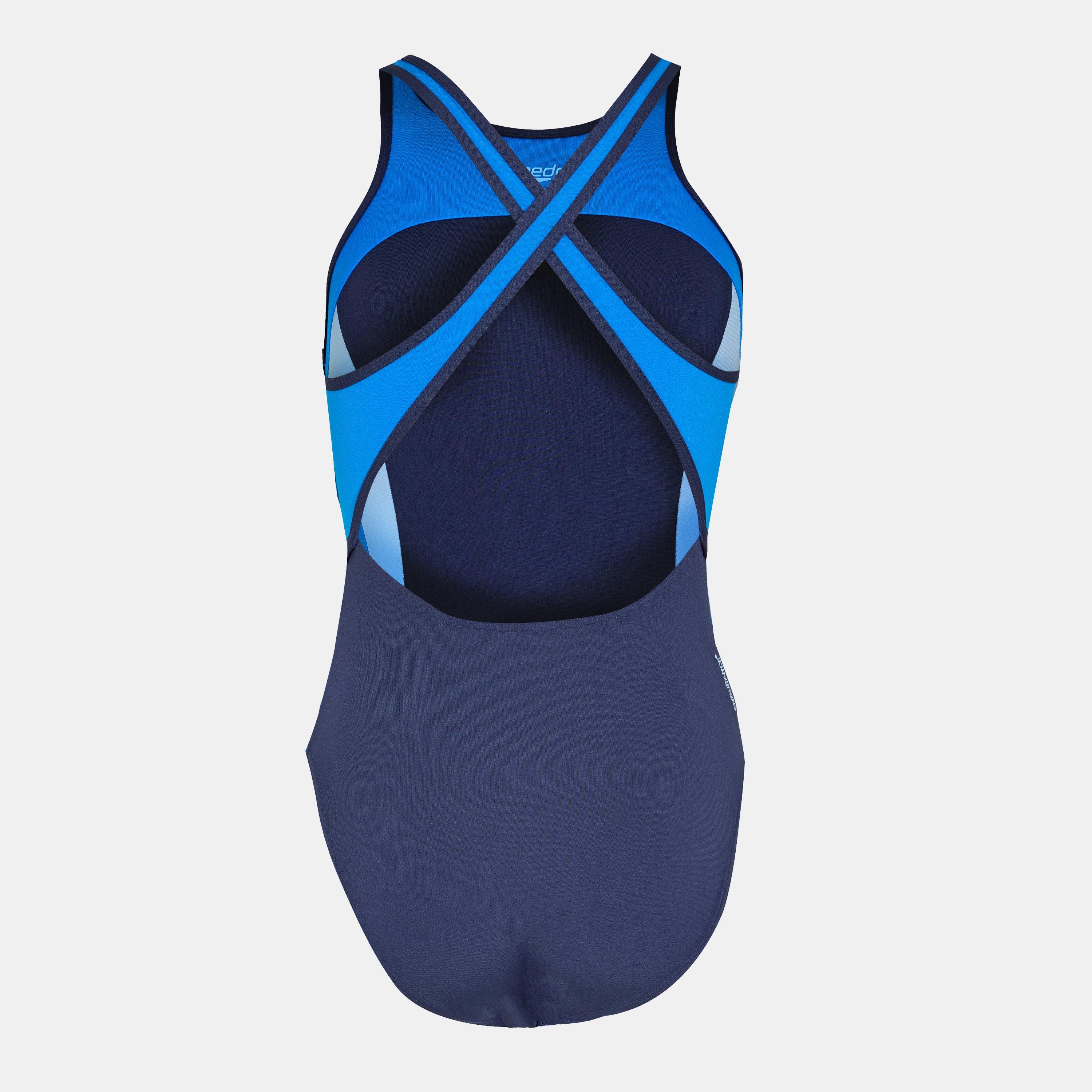 Speedo | Cross Back Chlorine Resistant One Piece Swimsuit | One Piece ...