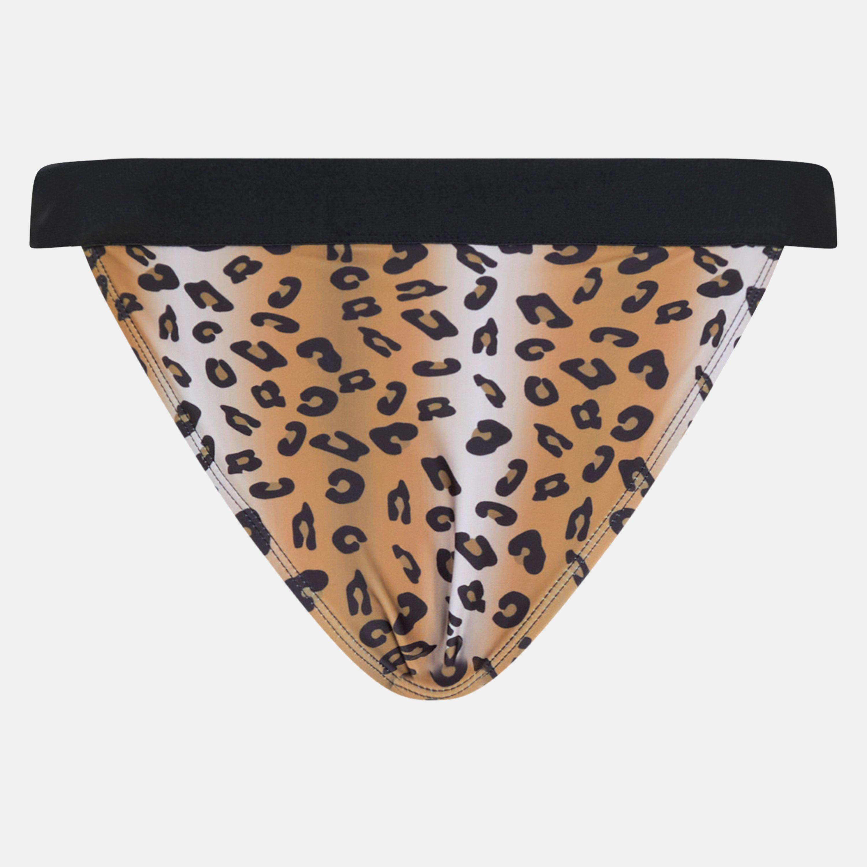 Brave Soul | High Leg Animal Print Bikini Bottoms | High Leg Bikini ...