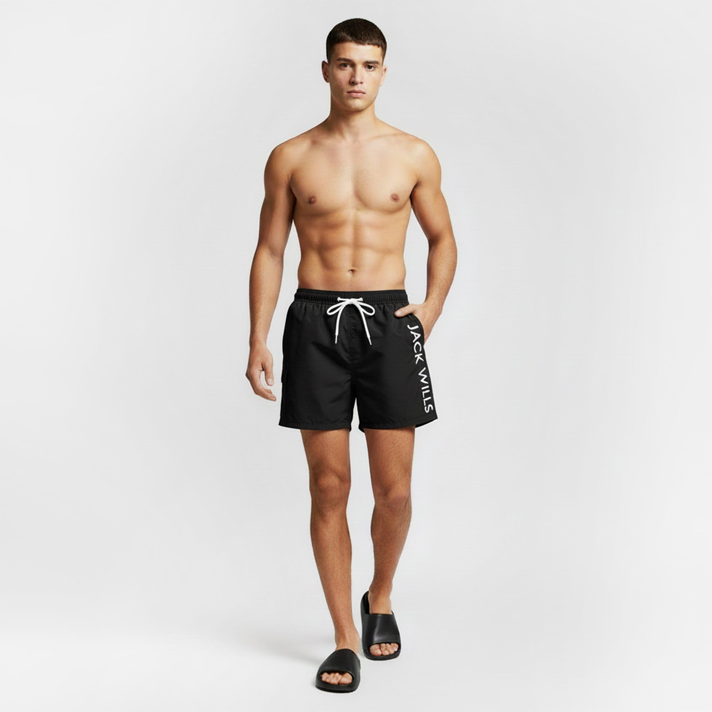 Jack Wills | Men's Large Logo Swim Shorts | Swim Shorts | USC