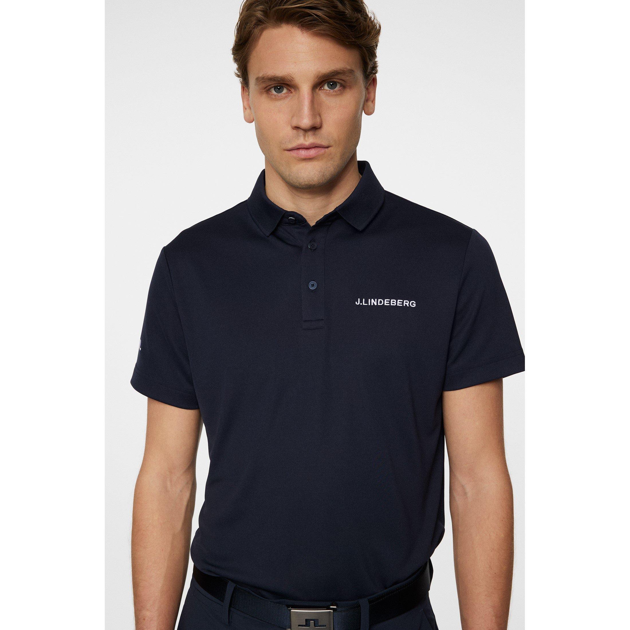 J Lindeberg Golf Men's JLG Bridge Short-Sleeve Performance Polo Shirt ...