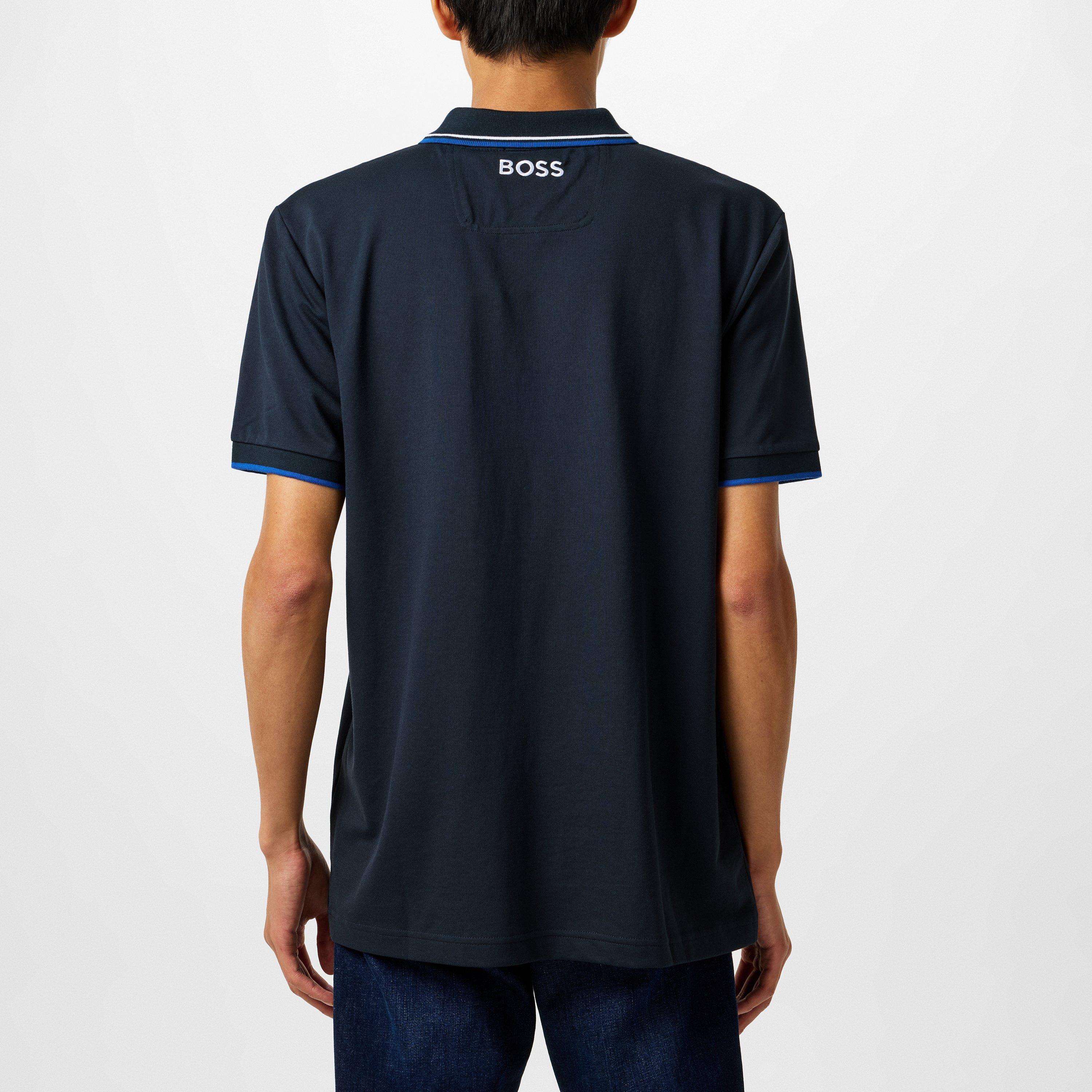 Boss | Men's Paddy Cotton Short Sleeve Performance Polo Shirt | Short ...