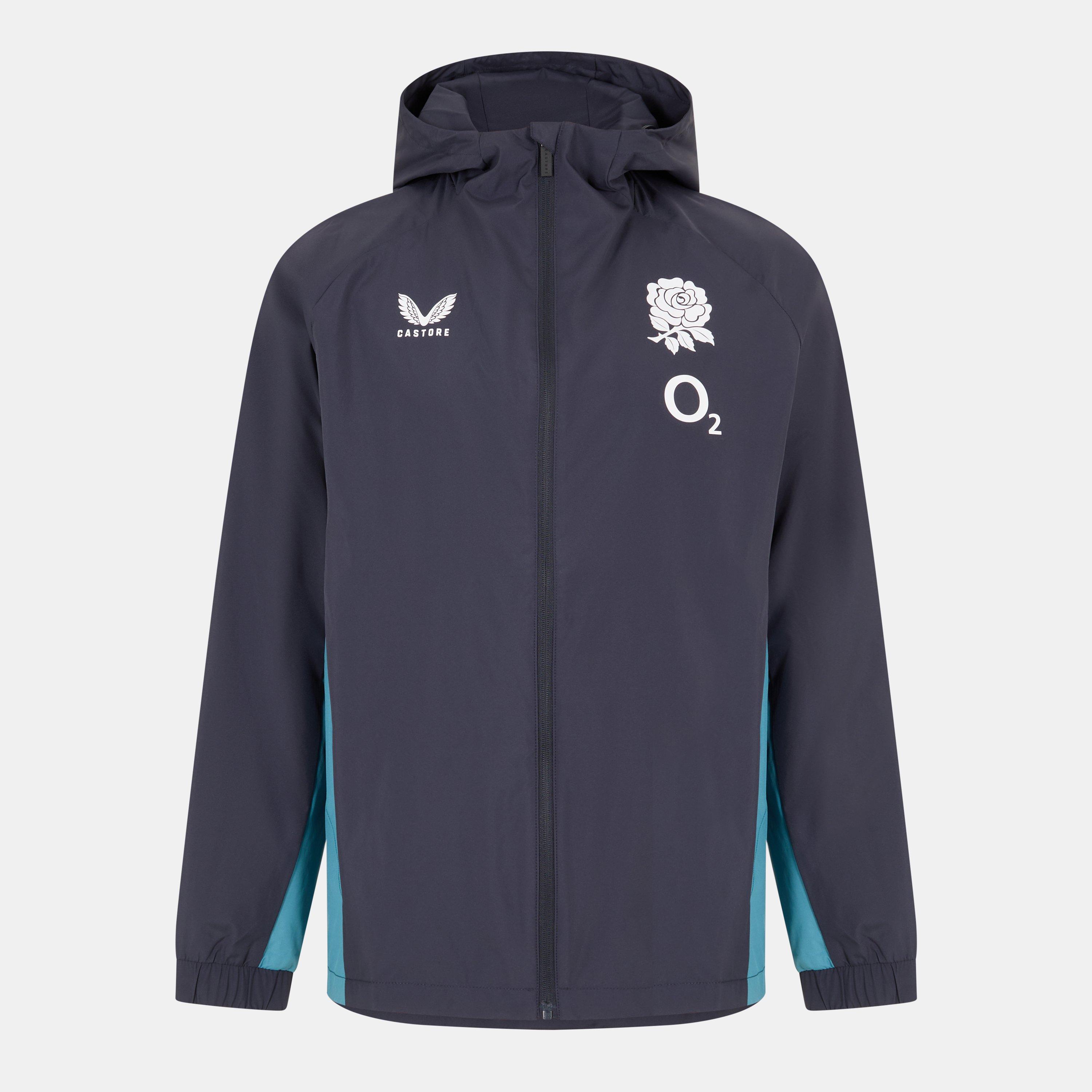 Castore | England Rugby Rain Jacket 2025 Mens | Replica Jackets | FRASERS